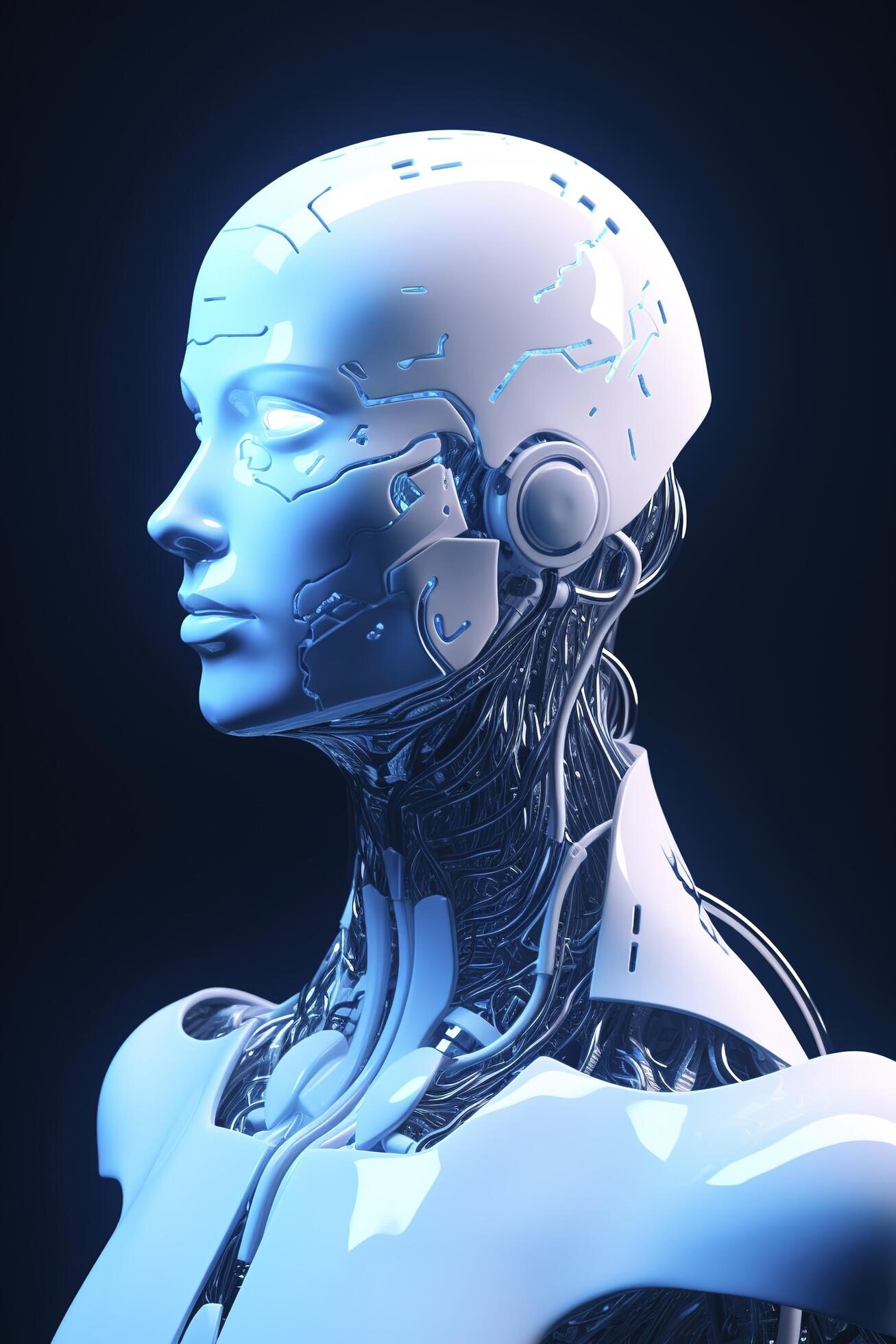 Futuristic Human Robots