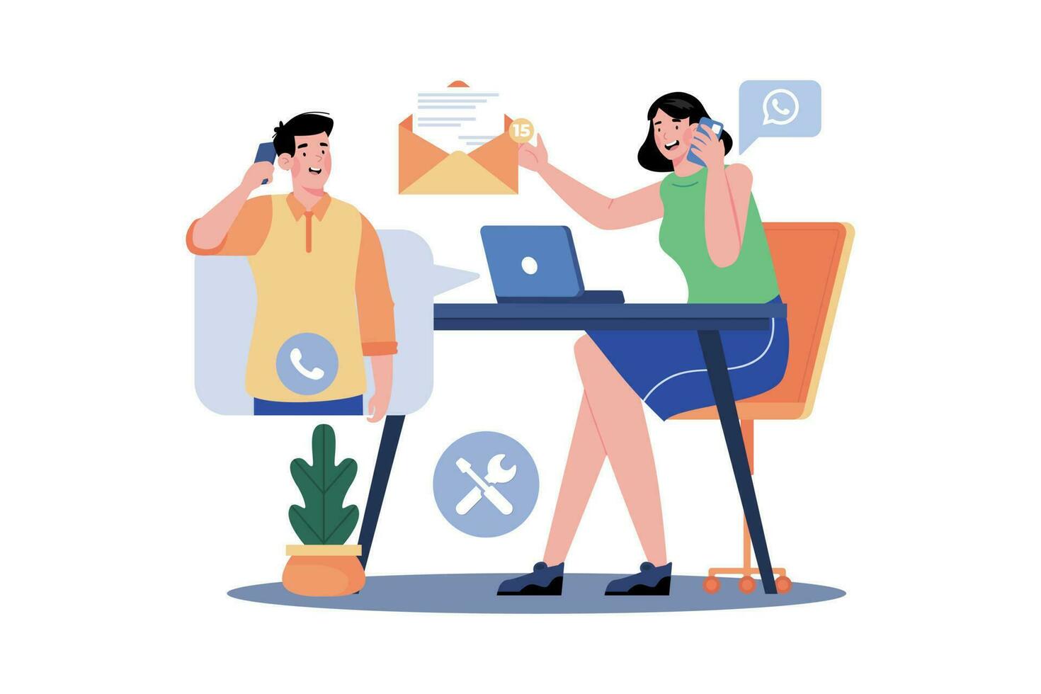 Customer service representative multitasking customer assistance ... Customer service representative multitasking customer assistance ...