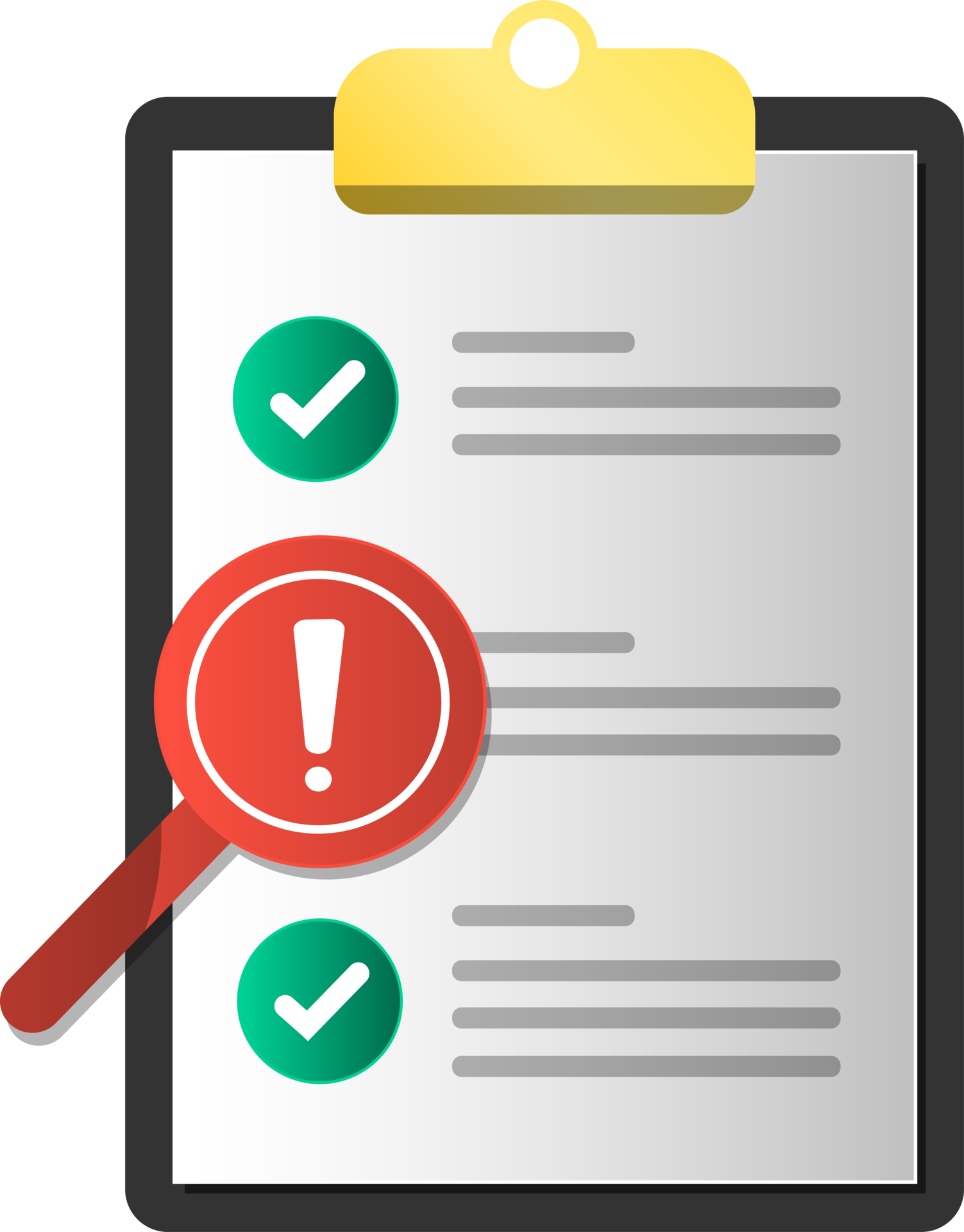 Checklist, document validation or portfolio business icon. Clipboard ...