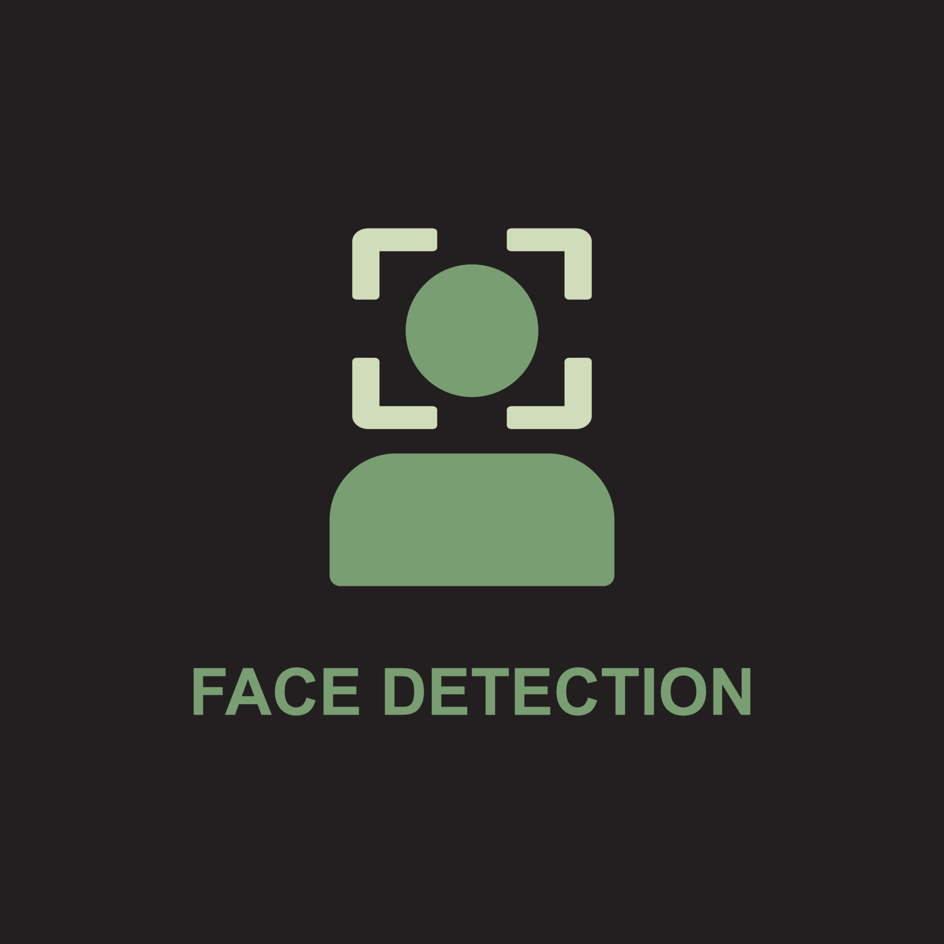 Face Detection Icon Vector Illustration 24360548 Vector Art At Vecteezy