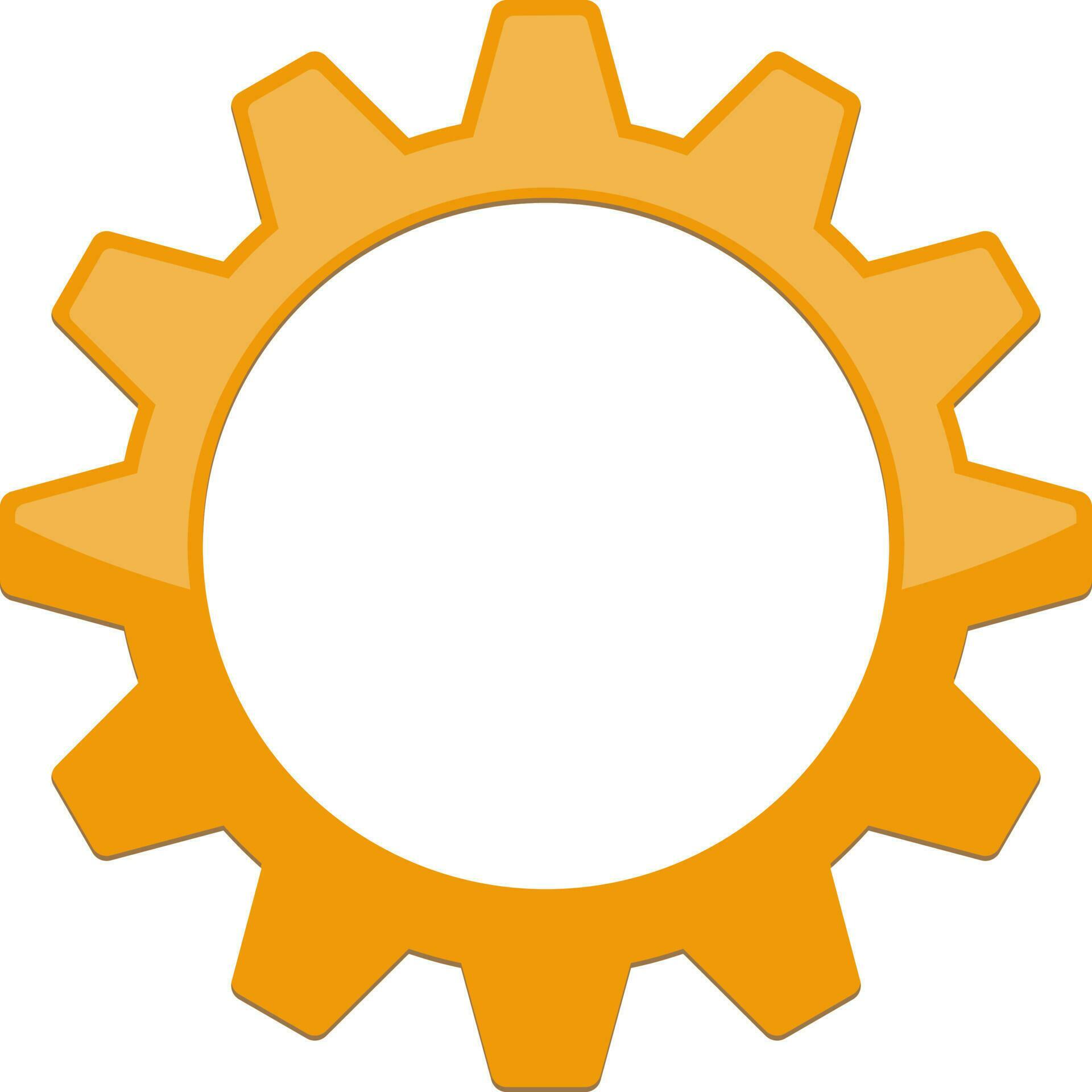 Yellow cogwheel infographic element. 24364859 Vector Art at Vecteezy