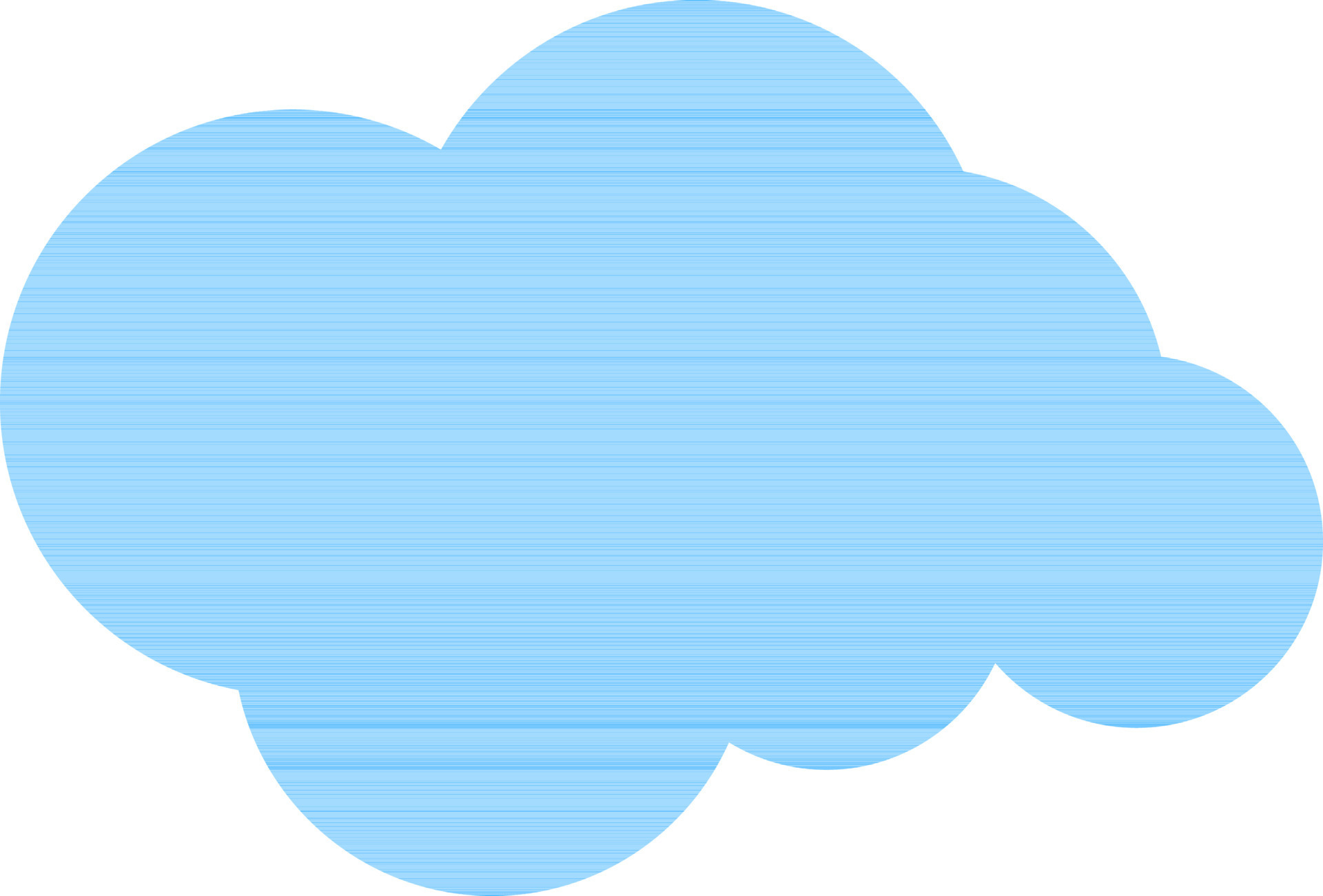 Flat Style Cloud In Sky Color On White Background 24367167 Vector Art