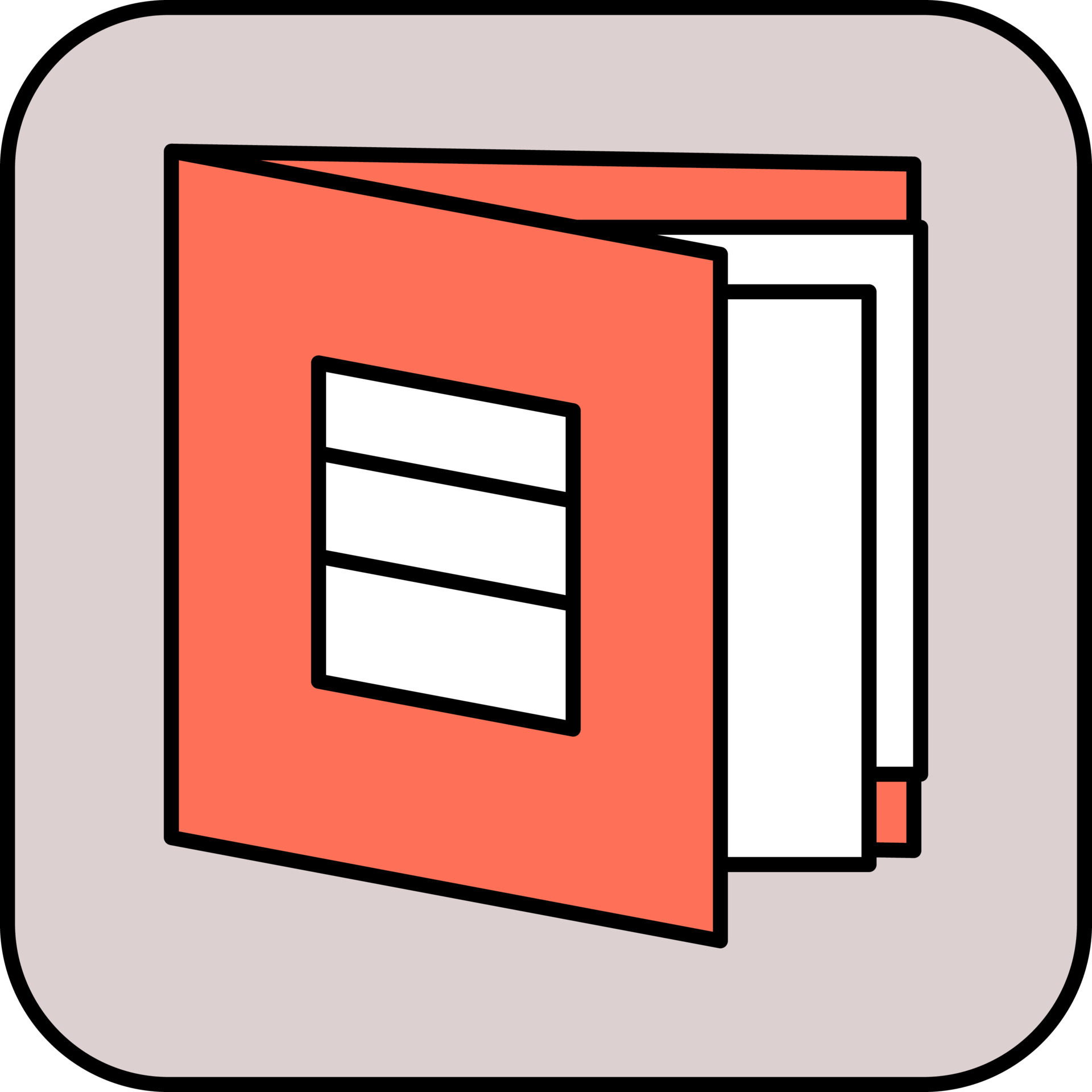 Open File Icon Vector