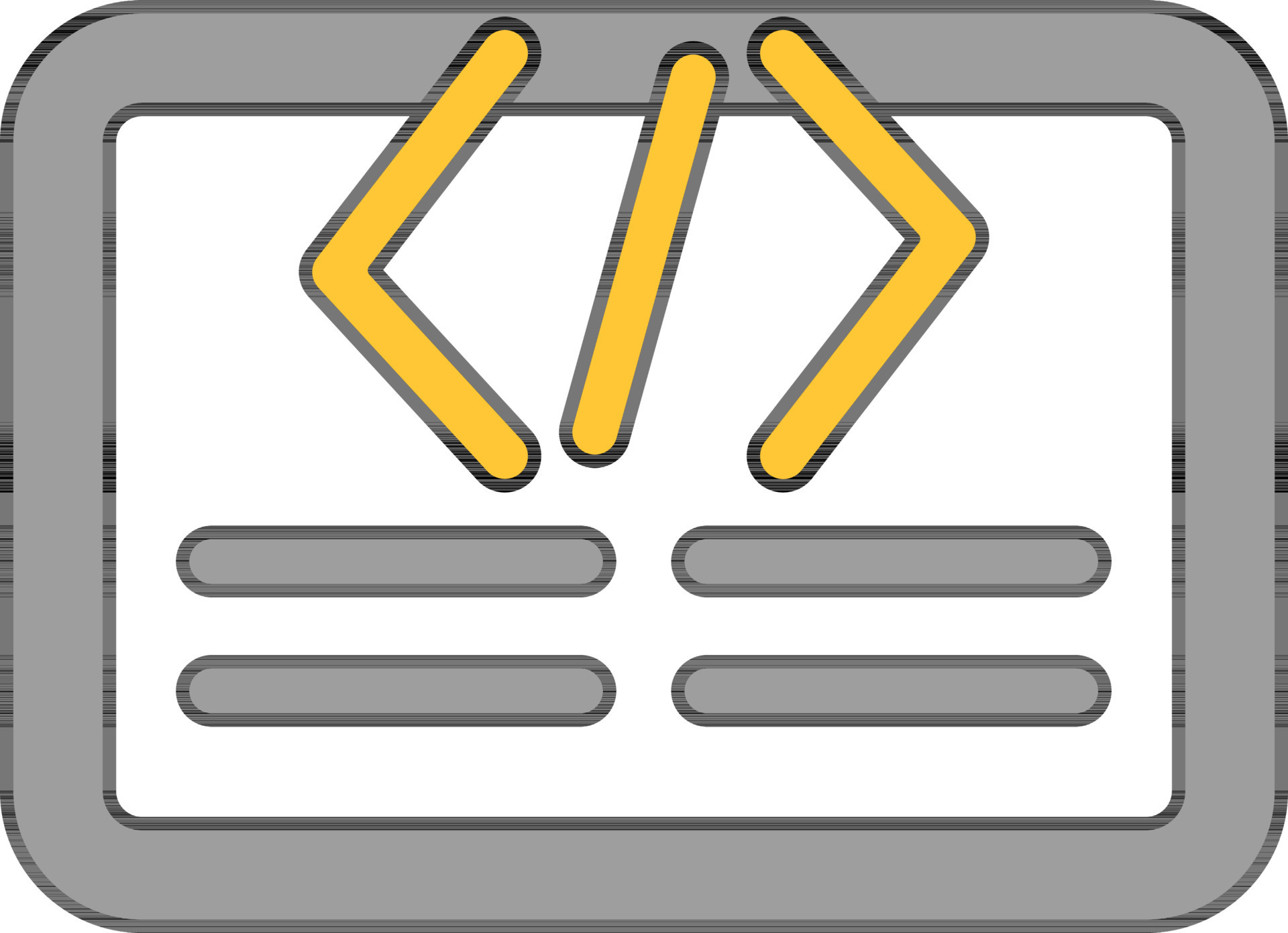 Web Development or Programming Software in tablet icon. 24368389 Vector ...