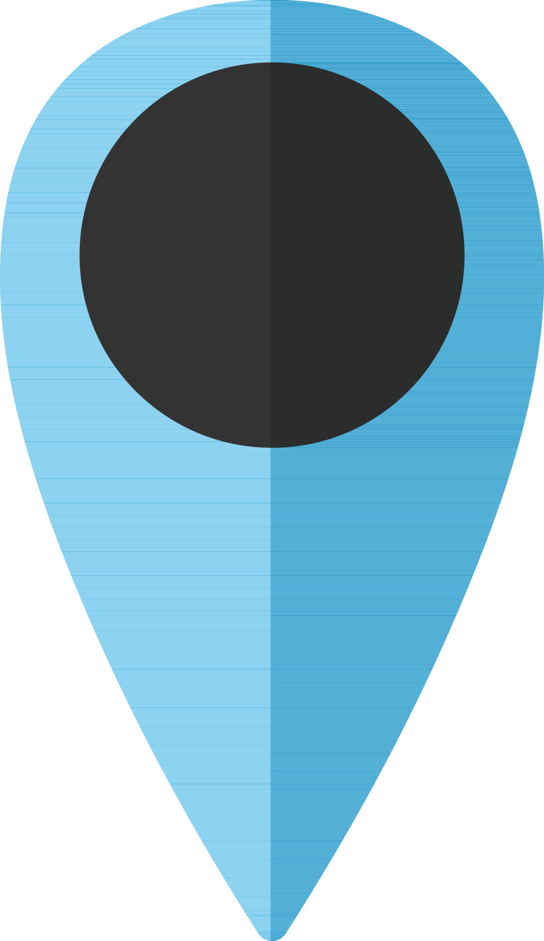 Map pointer in black and blue color. 24371202 Vector Art at Vecteezy