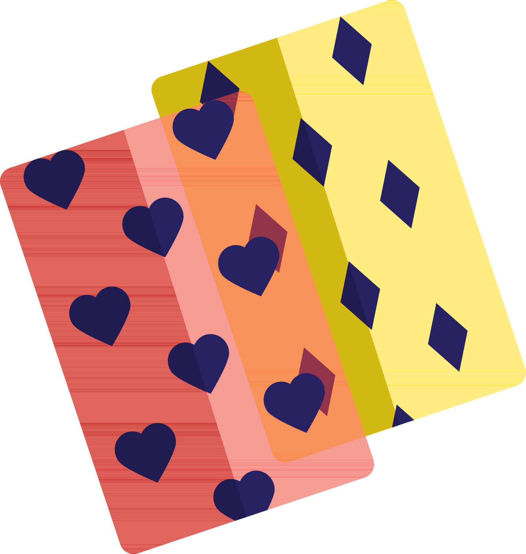 Flat style playing cards. 24371708 Vector Art at Vecteezy