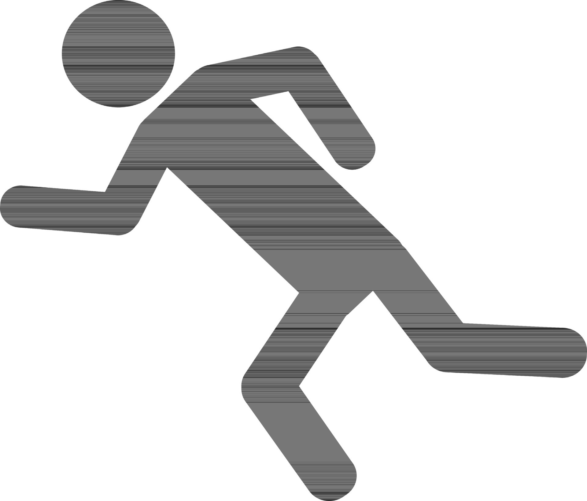 Flat illustration of a running man. 24372102 Vector Art at Vecteezy