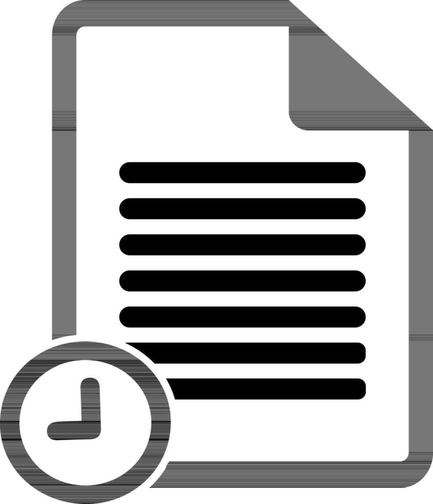 Vector illustration of document. 24372111 Vector Art at Vecteezy