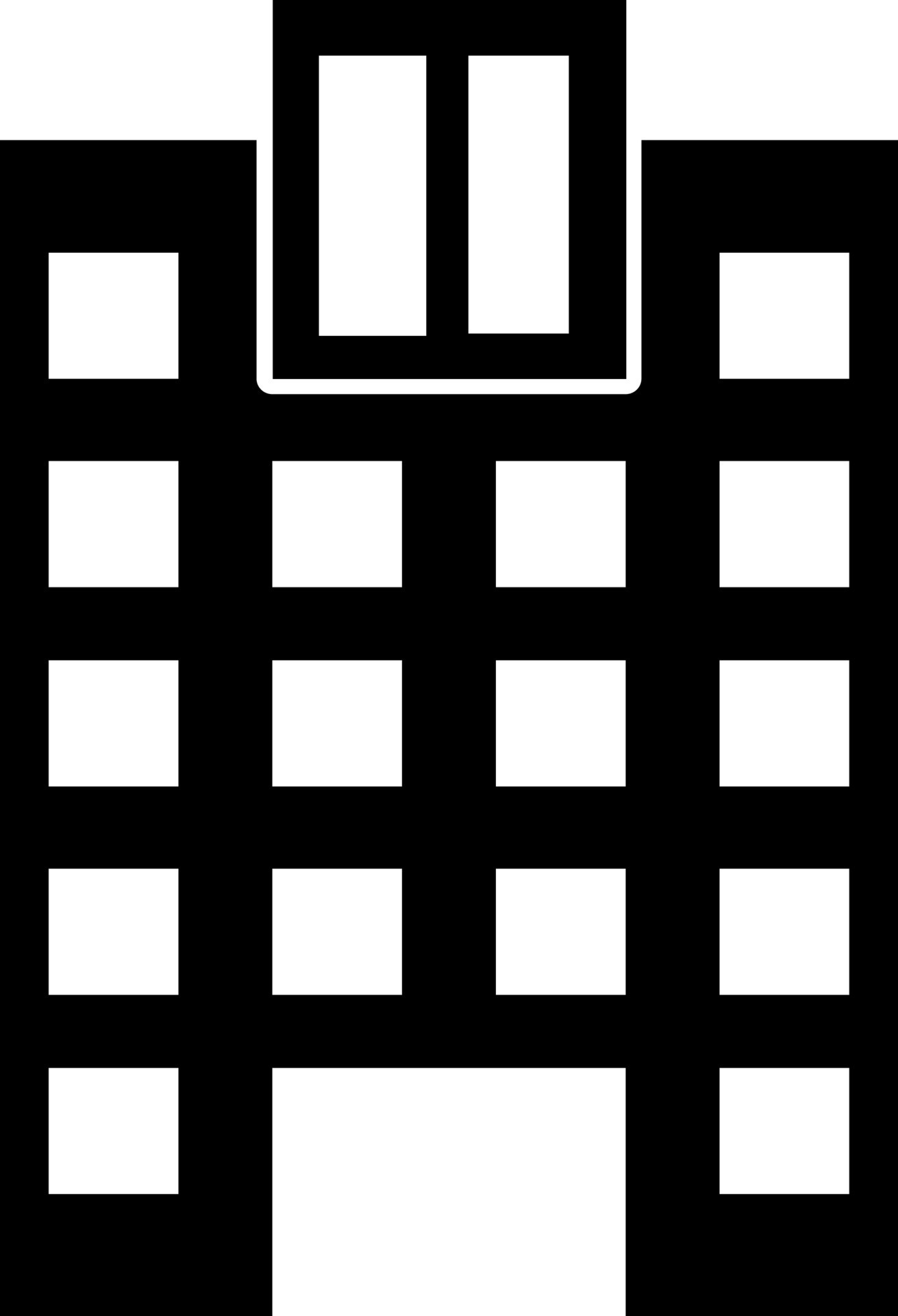 Vector building icon in flat style. 24372276 Vector Art at Vecteezy