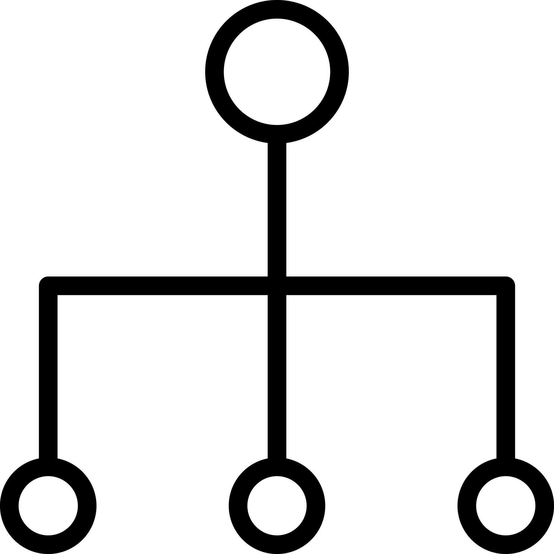 Flat style Hierarchical icon in line art. 24375018 Vector Art at Vecteezy