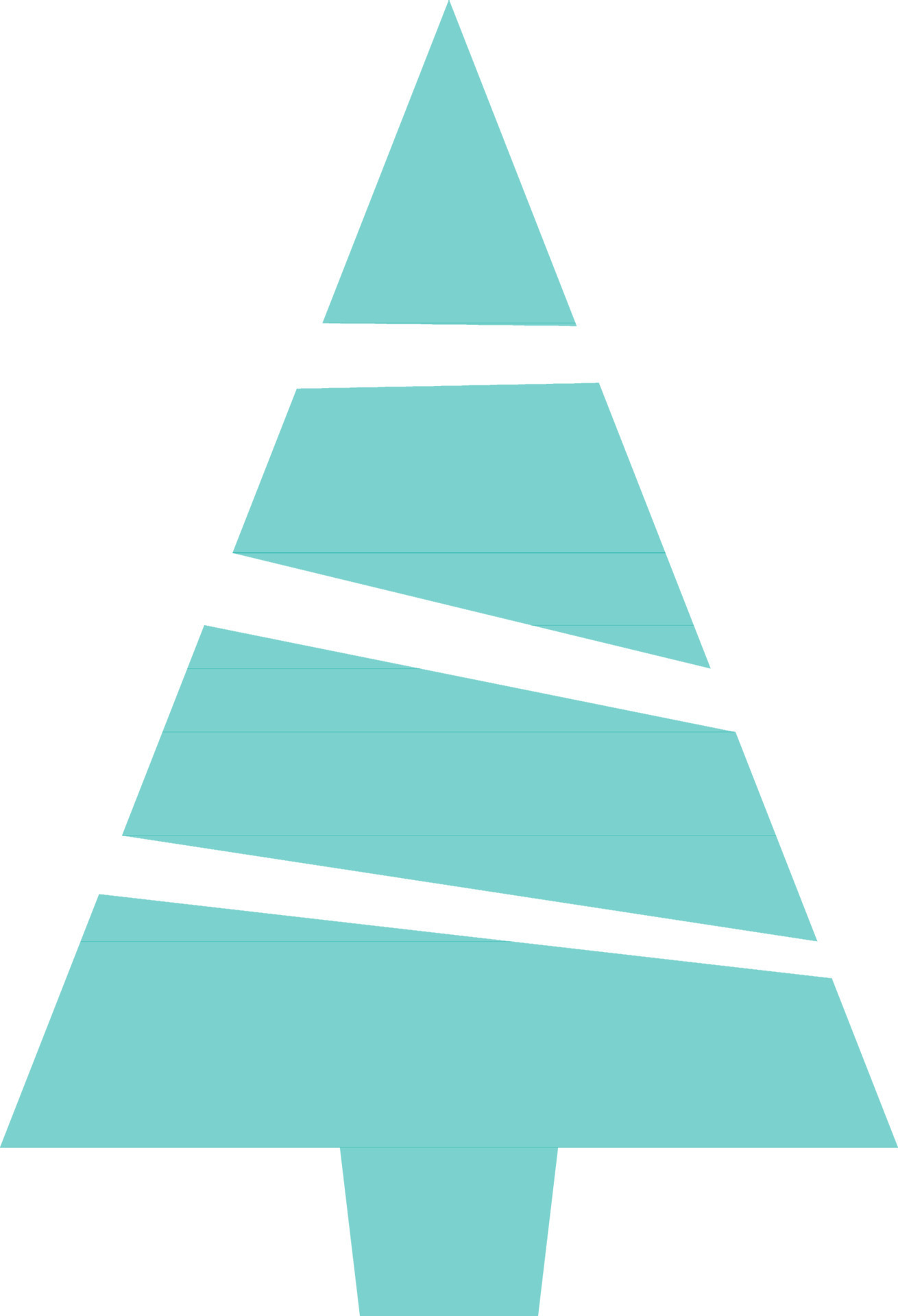 Flat illustration of Christmas Tree. 24378387 Vector Art at Vecteezy