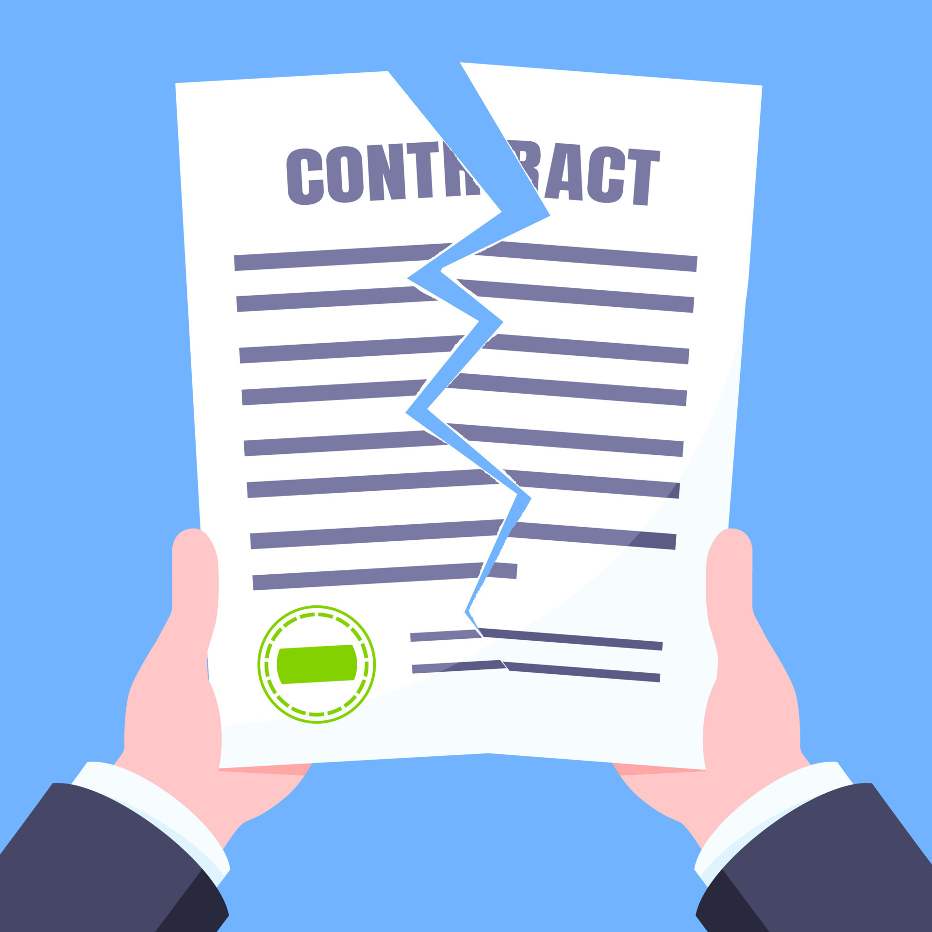 Contract Cancellation Business Concept 24380410 Vector Art At Vecteezy contract-cancellation-business-concept-24380410-vector-art-at-vecteezy