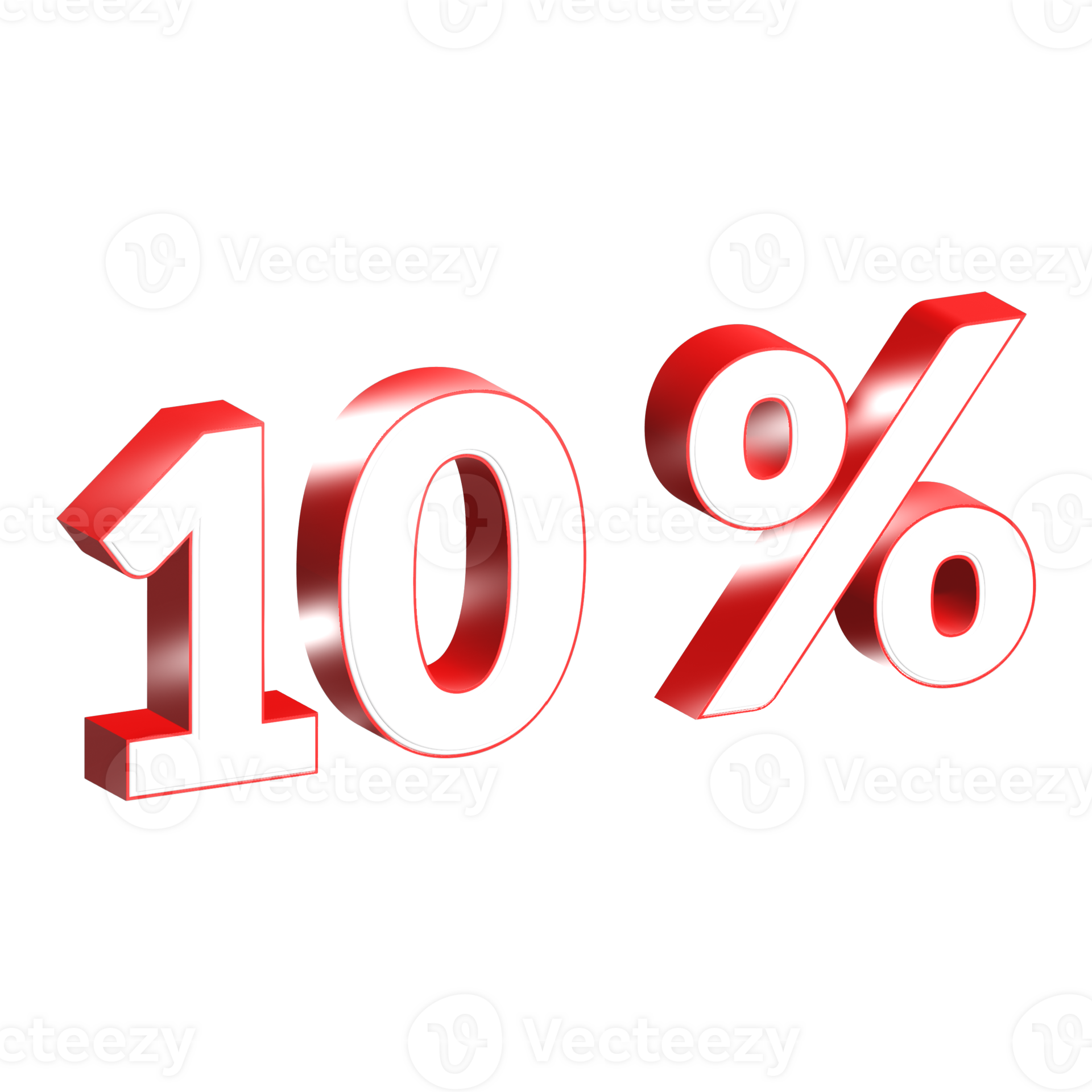 3d Numbers 10 Percentage Red 24382358 PNG 3d-numbers-10-percentage-red-24382358-png