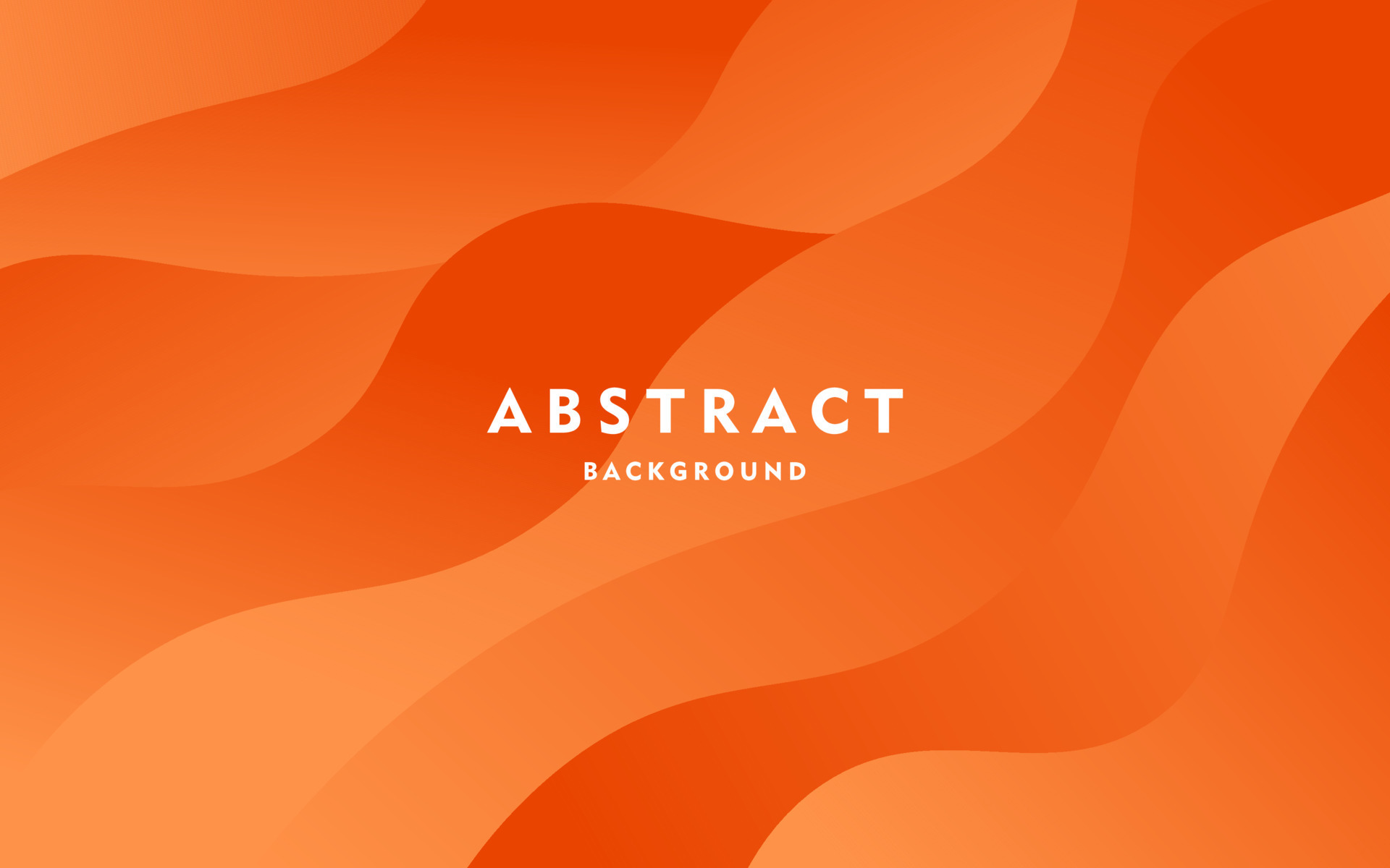 Abstract Orange Gradient Modern Wave Shape Texture And Smooth Soft