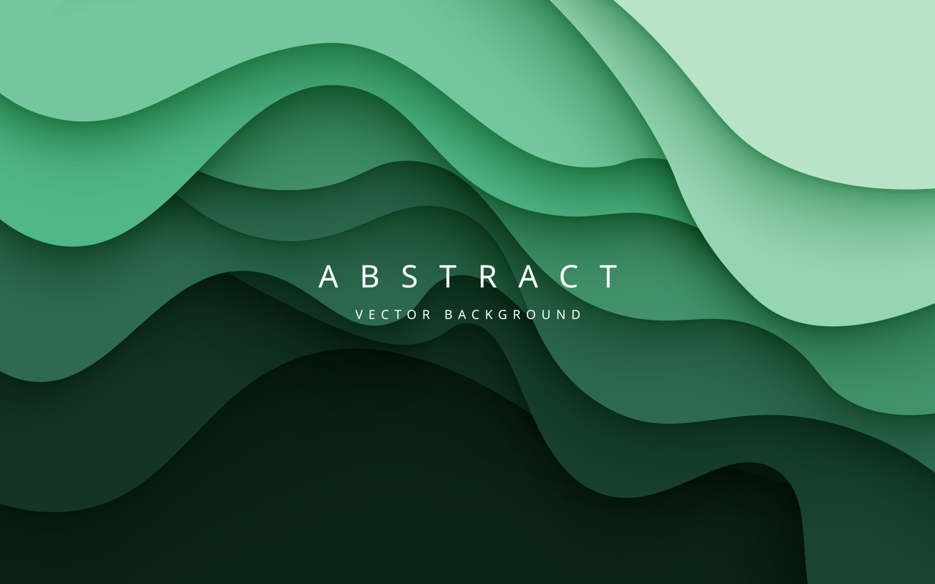 Multi Colored Abstract Green Papercut Overlap Layers Background Eps10 Vector 24382584 Vector