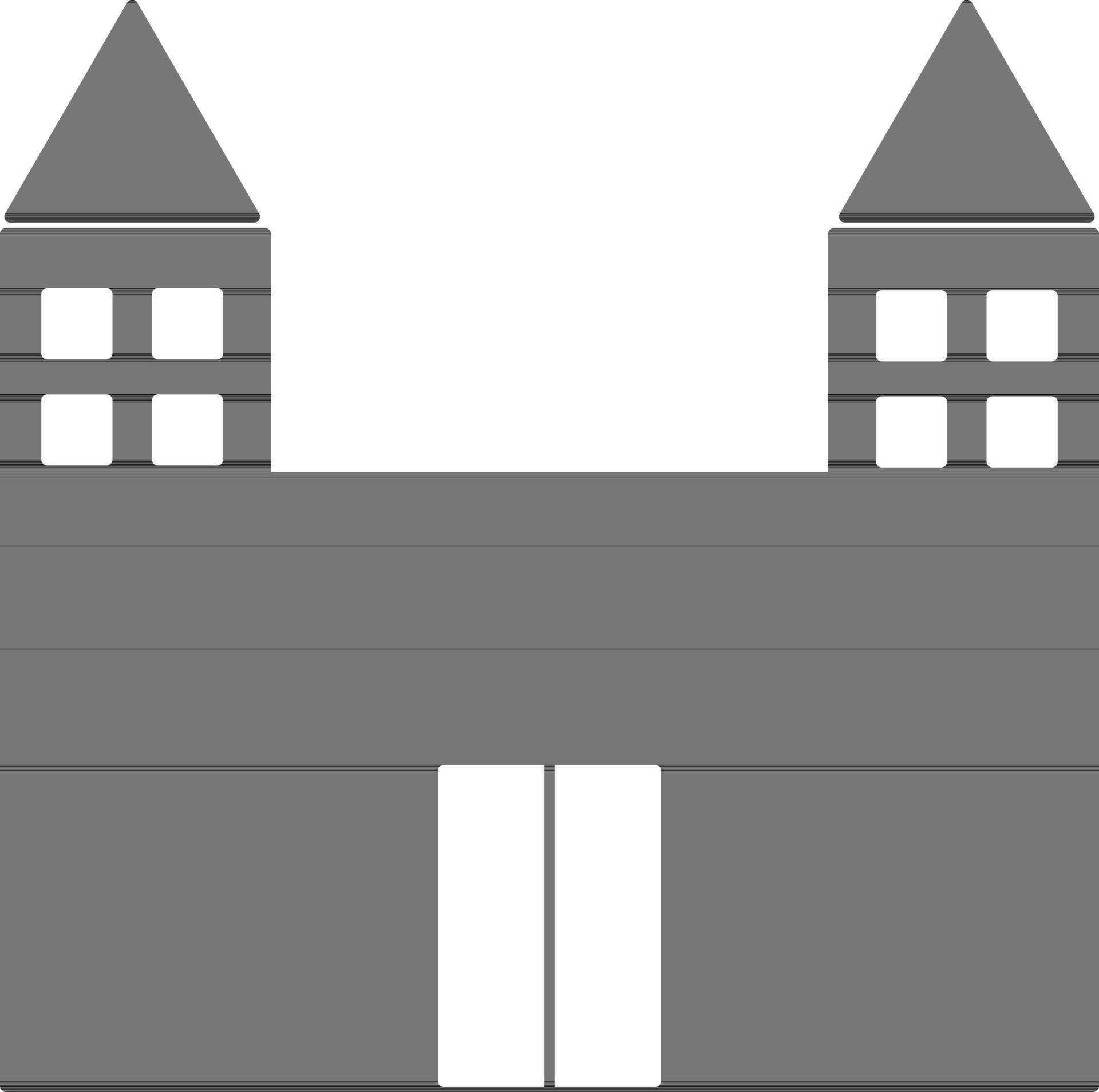 Flat style illustration of building. 24384586 Vector Art at Vecteezy