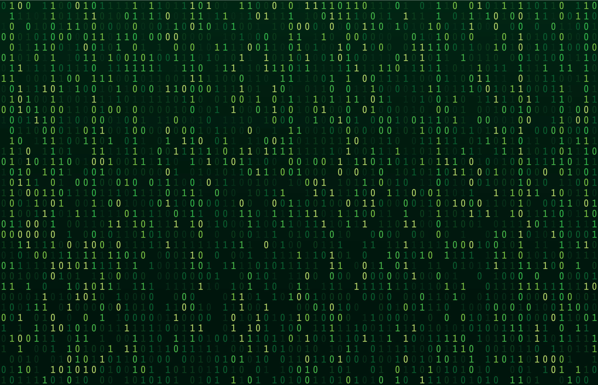 Matrix Code Stream Green Data Codes Screen Binary Numbers Flow And Computer Encryption Row