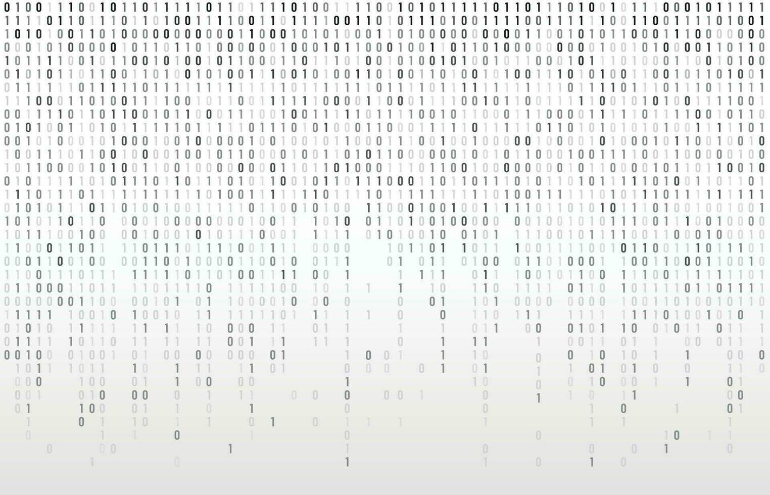 Digital Binary Code Computer Matrix Data Falling Numbers Coding Typography And Codes Stream