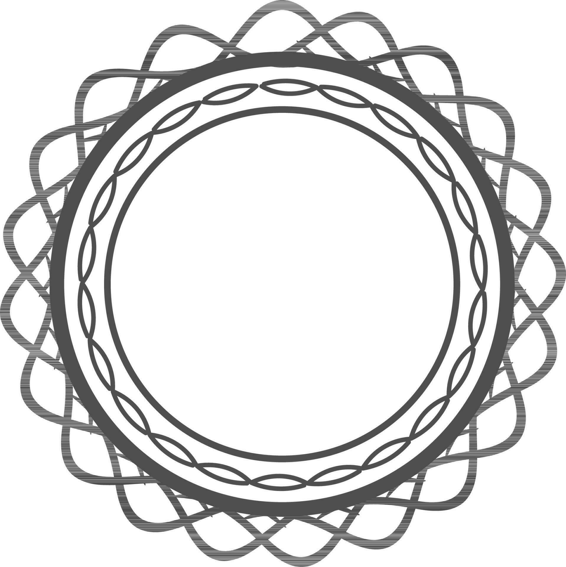 Creative rounded frame design. 24387511 Vector Art at Vecteezy