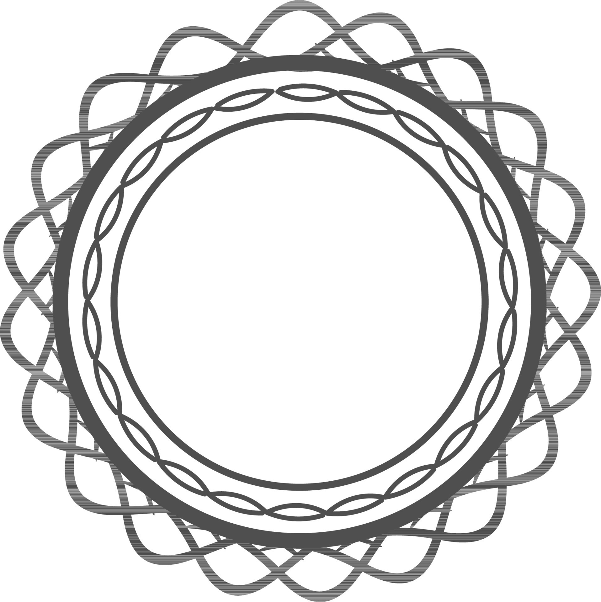 Creative rounded frame design. 24387511 Vector Art at Vecteezy