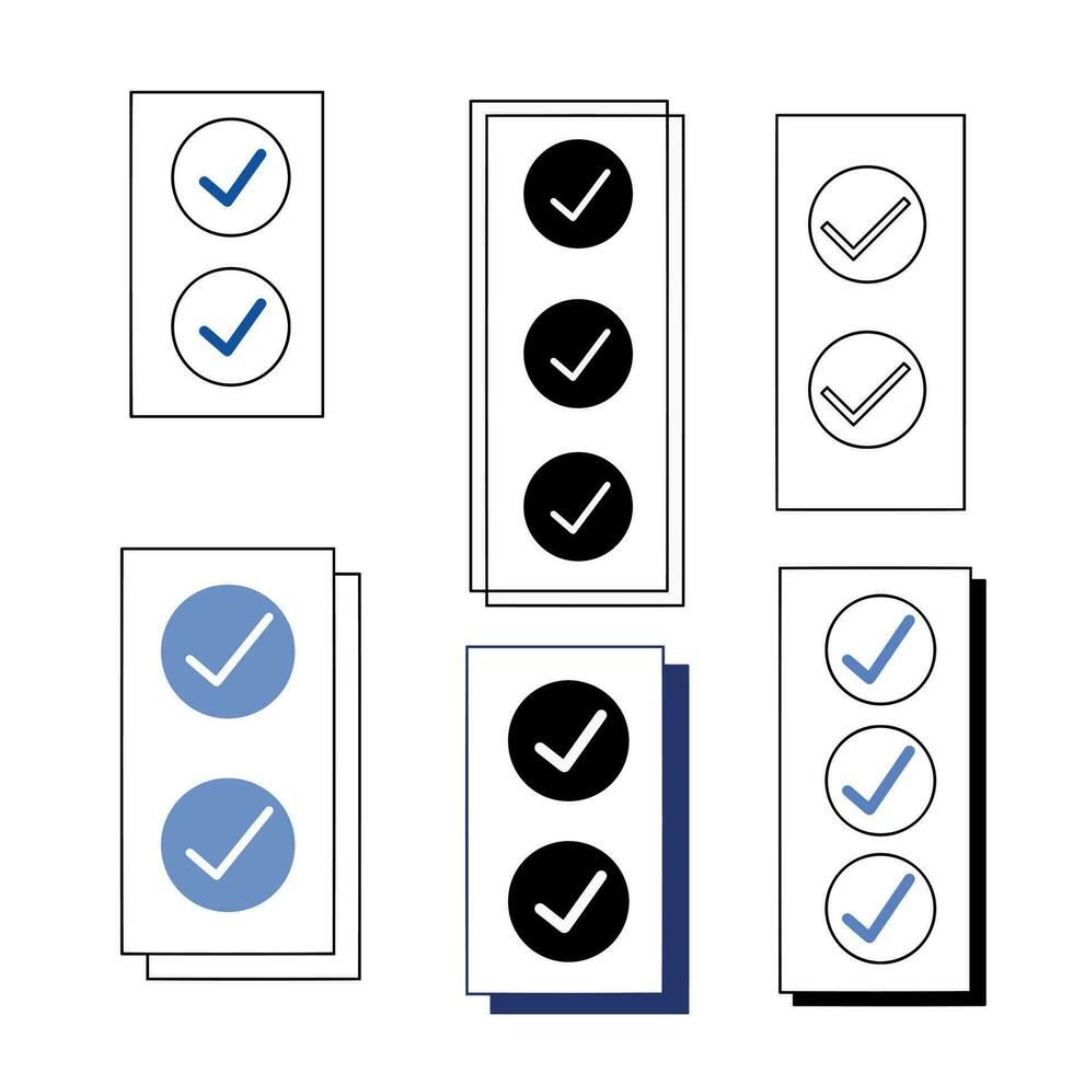 Set of checkboxes. Minimalistic web design. Button for selecting voting ... Set of checkboxes. Minimalistic web design. Button for selecting voting ...