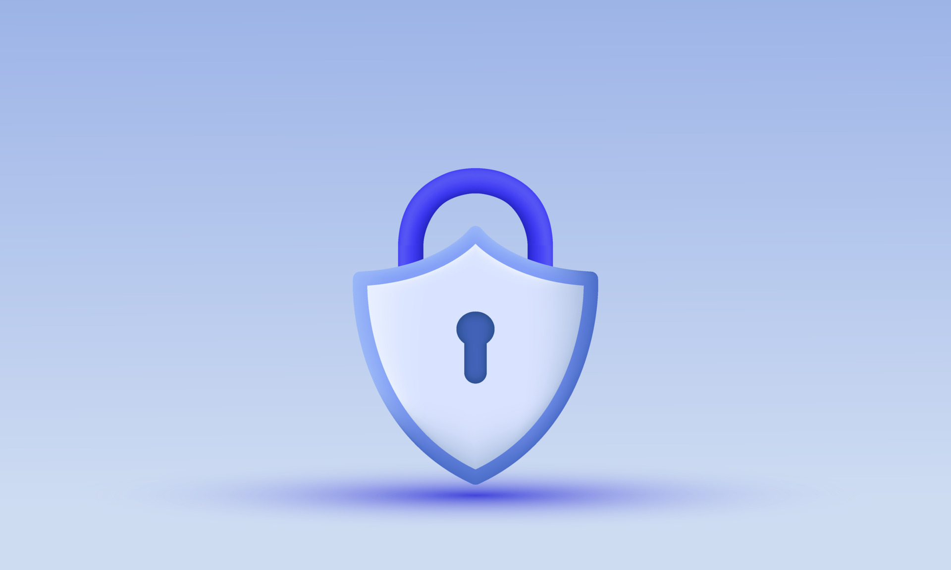 Illustration Lock Security Encryption Safety Vector Icon 3d Symbols Isolated On Background