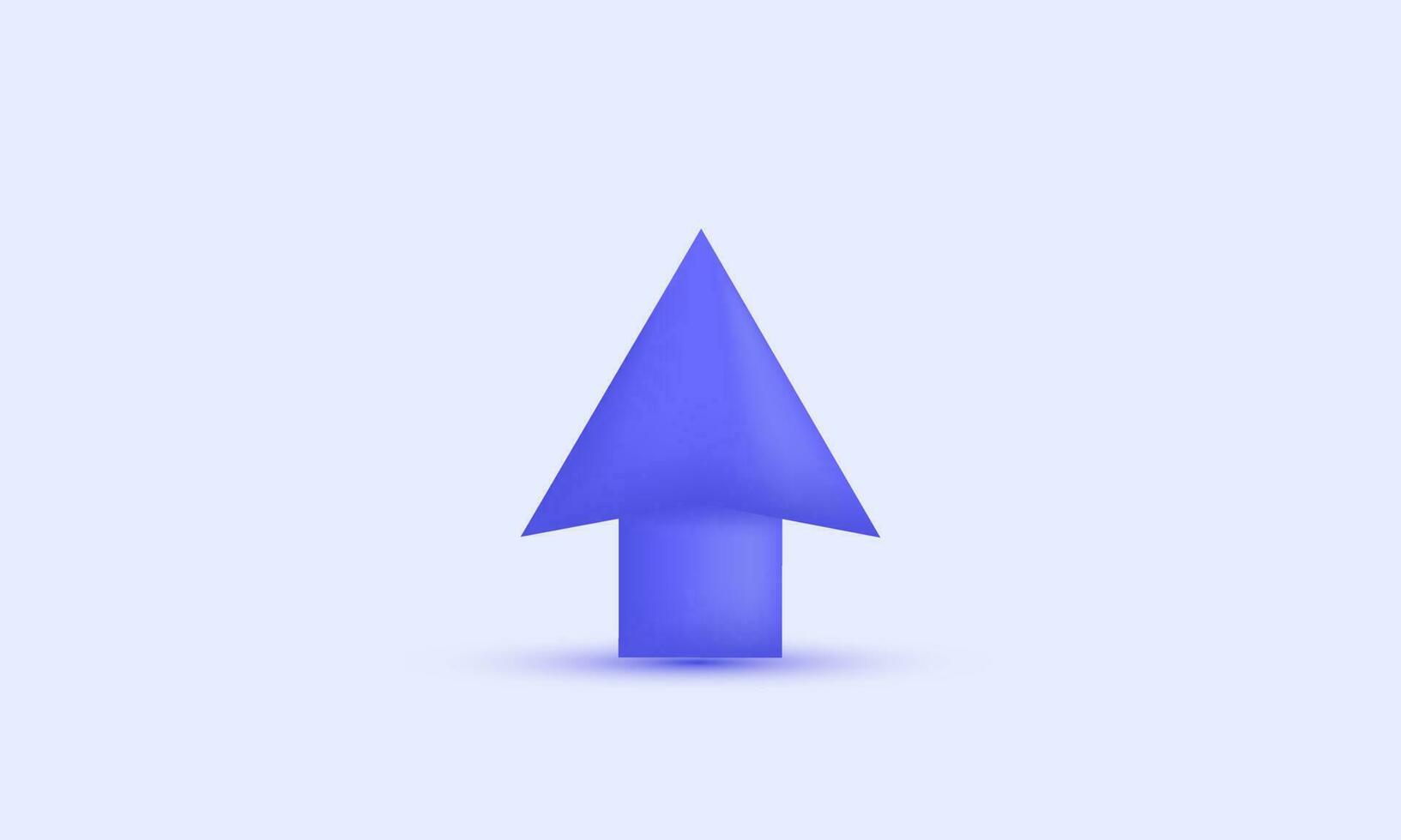 Illustration Arrow Pointer Mouse Cursor Computer Interface Vector Icon 3d Symbols Isolated On