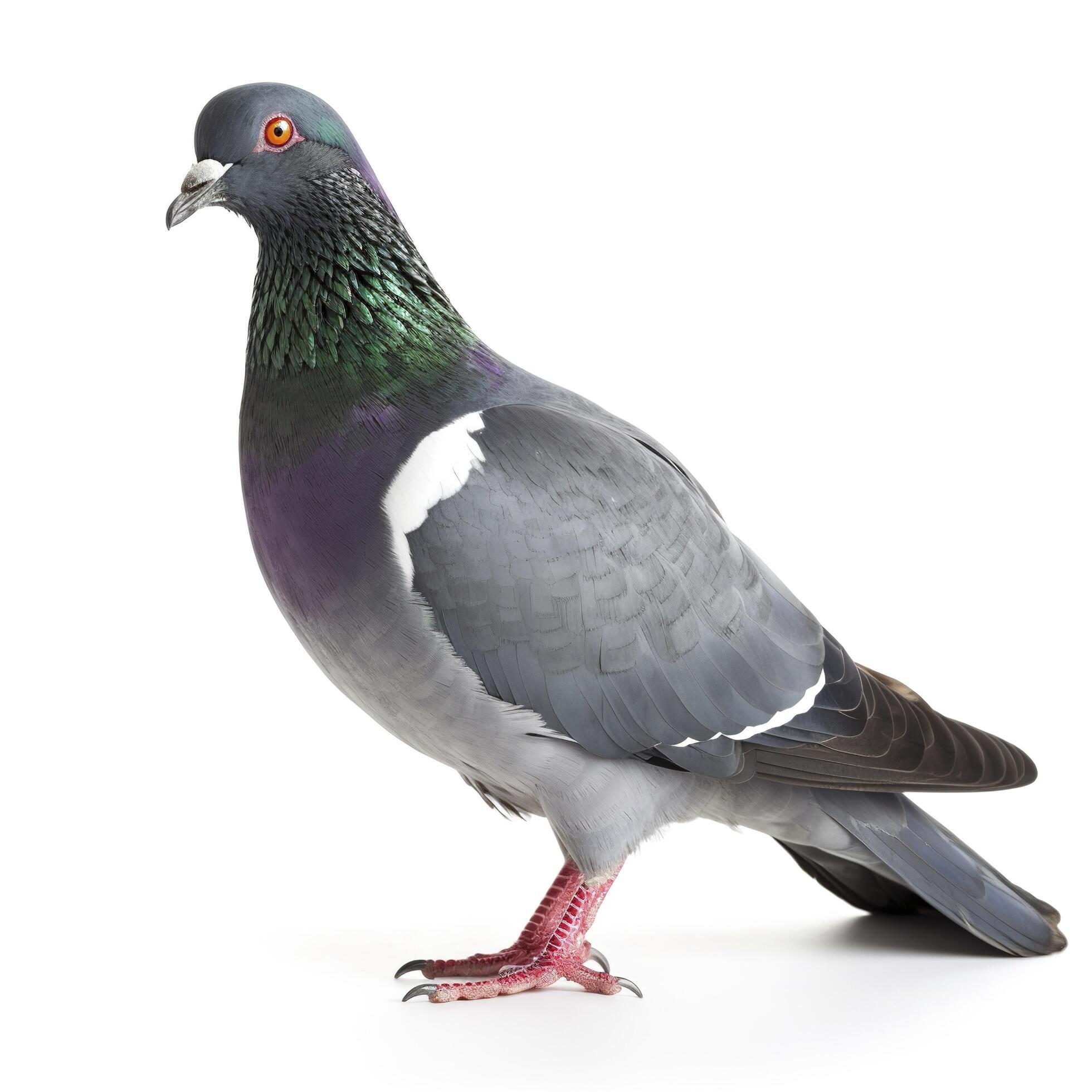 Pigeon isolated on white background, generate ai 24391483 Stock Photo at Vecteezy