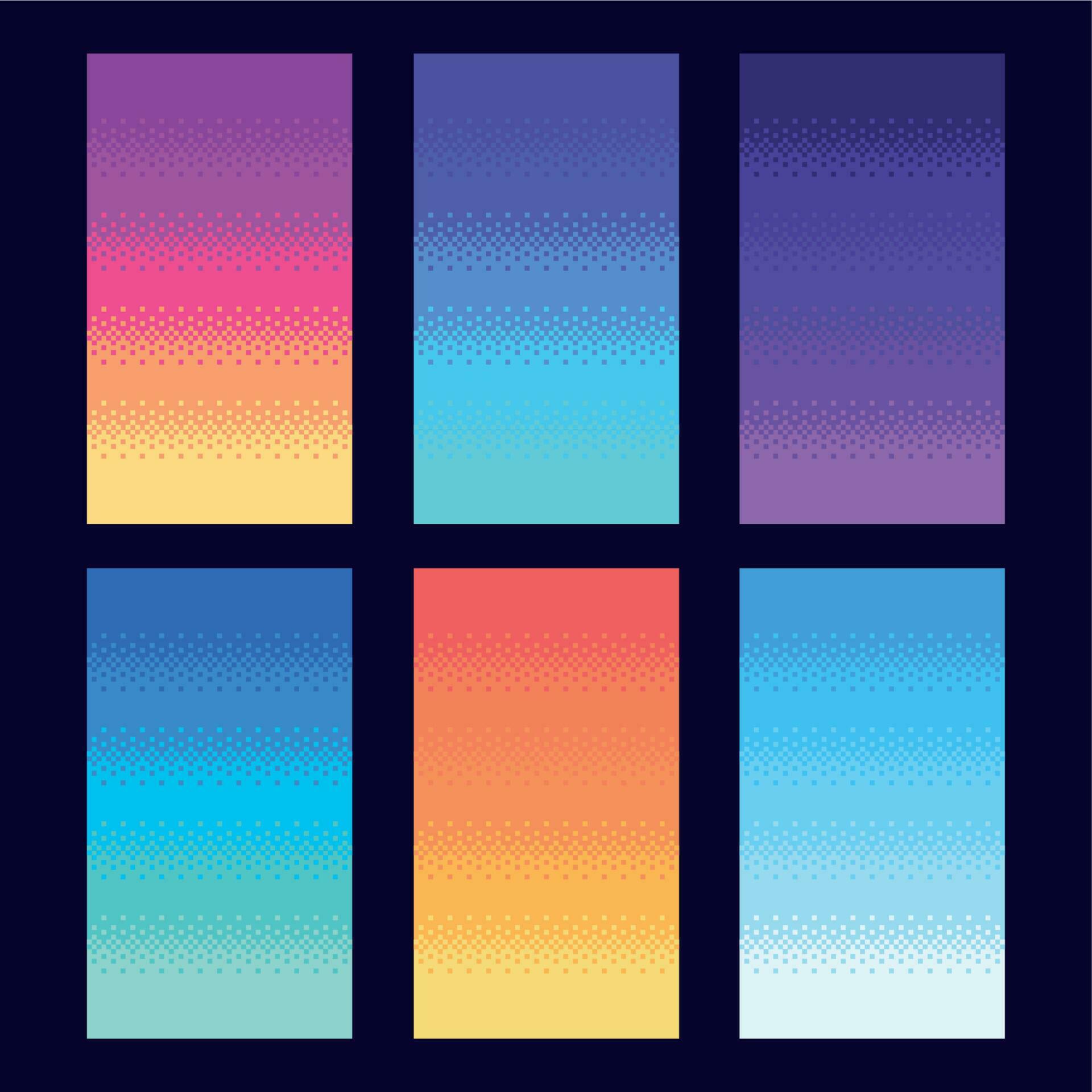 Dithering pixels background. Old retro video game pixel art gradient, retro arcade games 8 bit ...