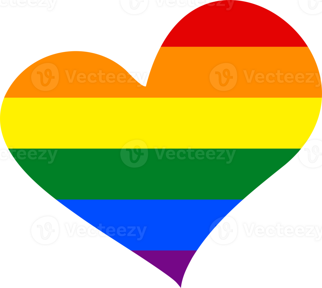 lgbtq Regenbogen Herz png 24393100 PNG