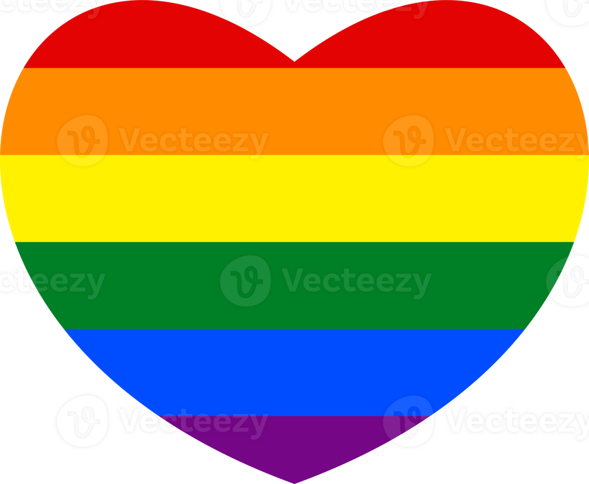 Lgbtq Rainbow Heart Icon Png 24393119 Png
