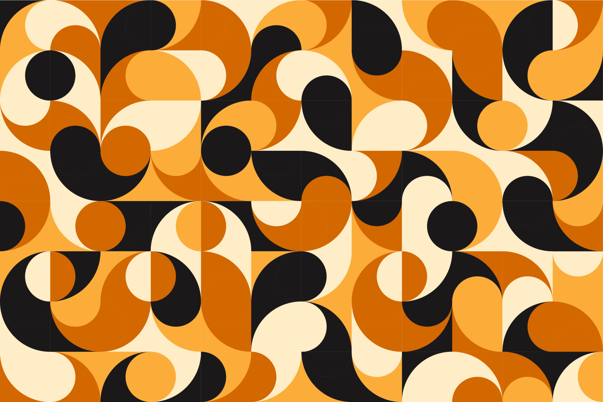 Modern geometric pattern grid, color circle shapes 24393810 Vector Art ...