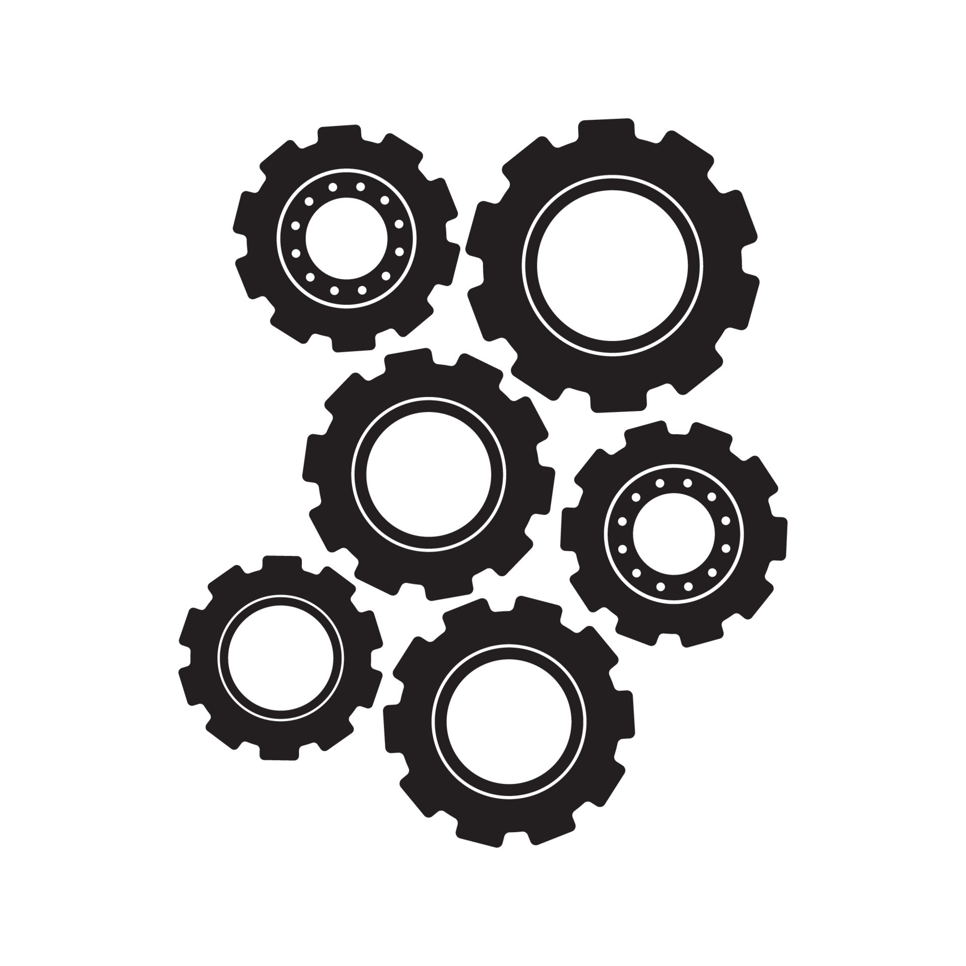 gear icon vector 24394170 Vector Art at Vecteezy