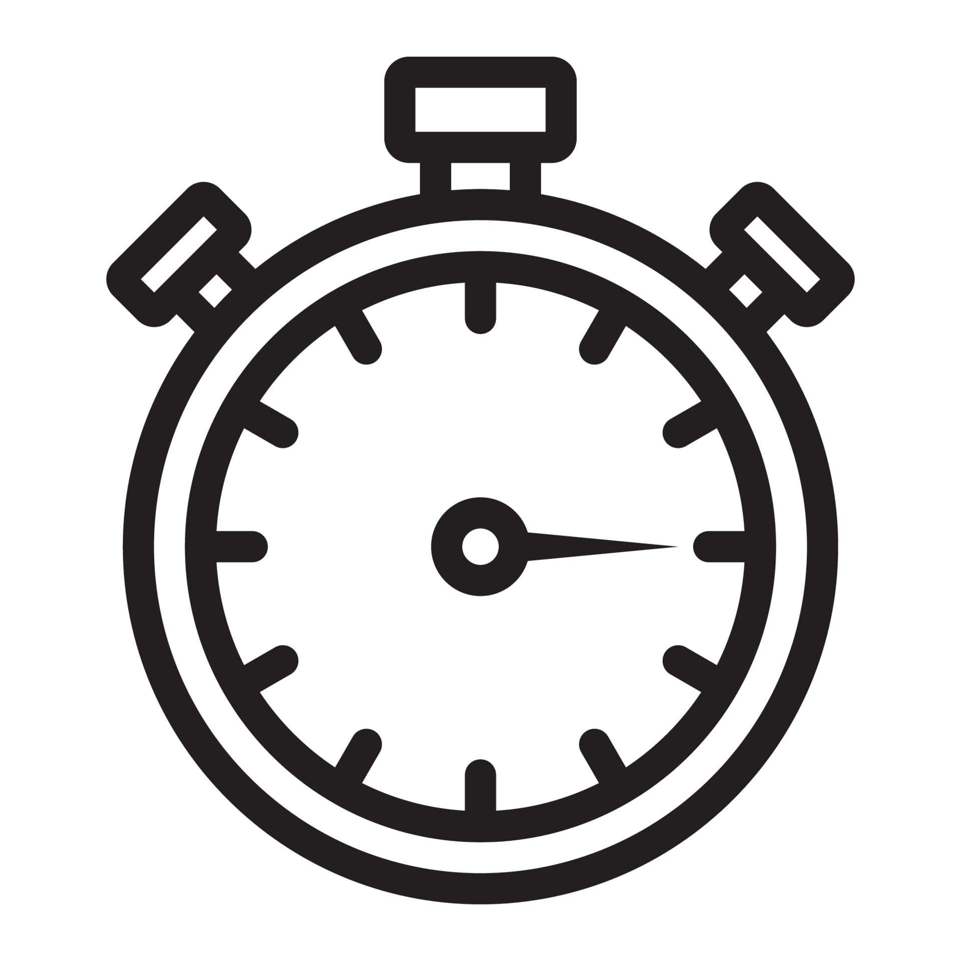 Stopwatch Icon Vector 24394335 Vector Art At Vecteezy