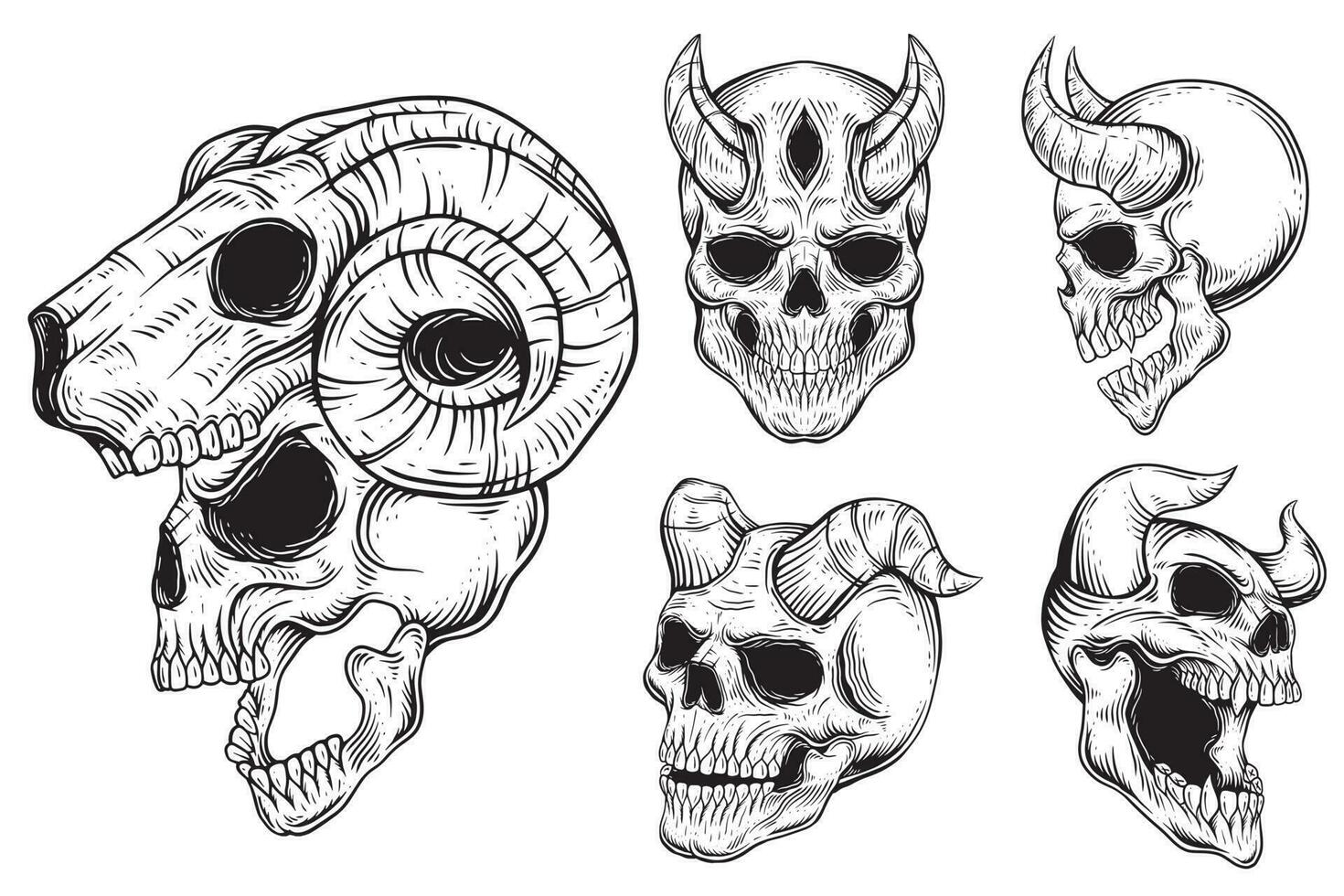 How To Draw A Gothic Skull