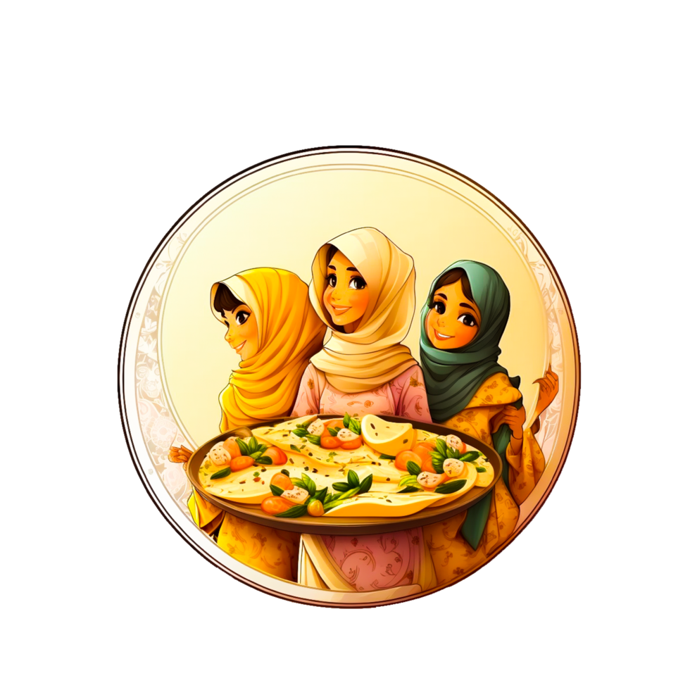 AI generative Ramadan food png 24396312 PNG