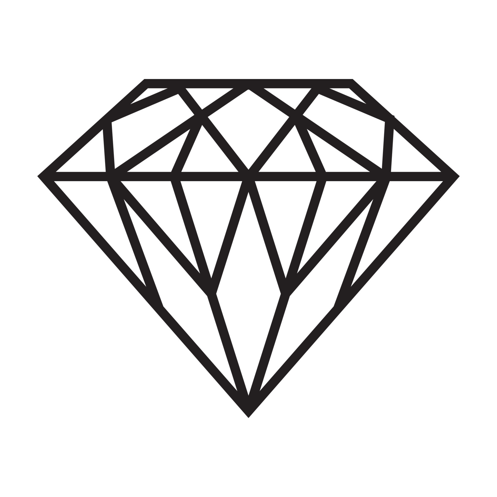diamond icon vector 24397616 Vector Art at Vecteezy