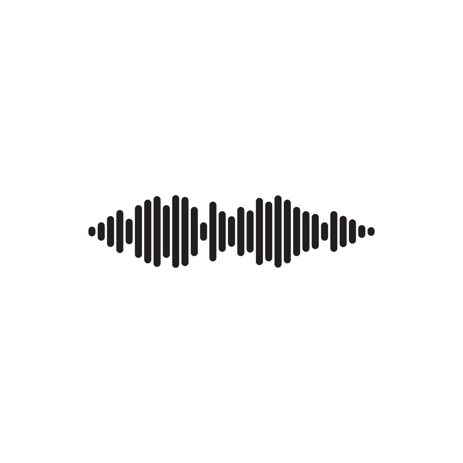sound wave icon 24397822 Vector Art at Vecteezy