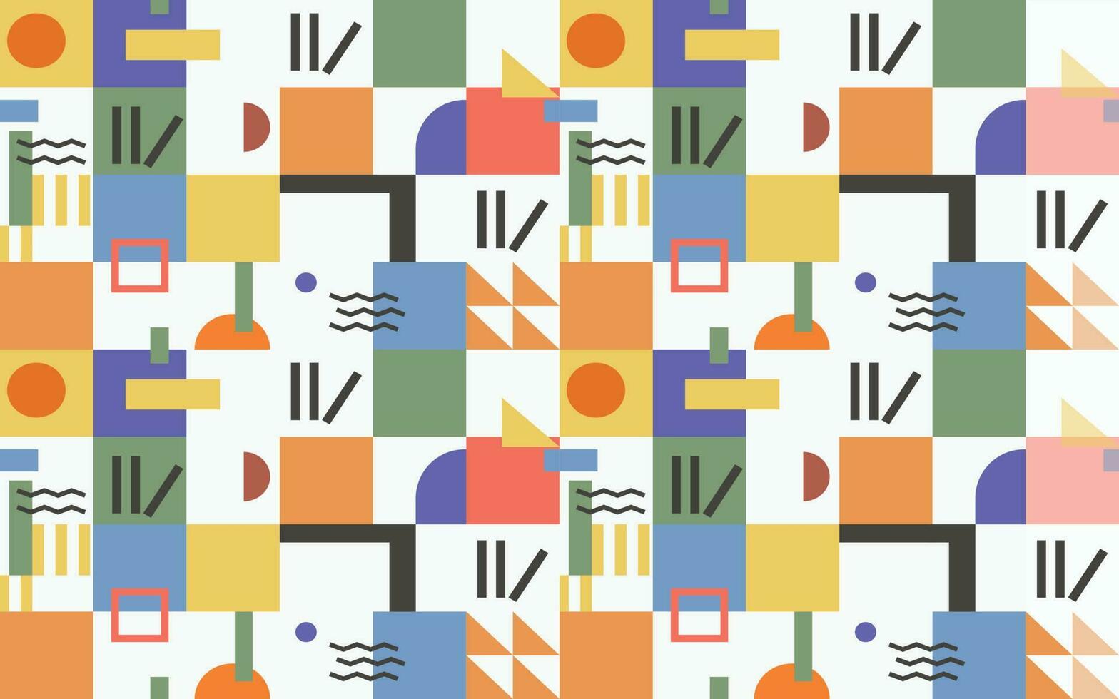 Seamless abstract colorful geometric pattern 24399051 Vector Art at ...