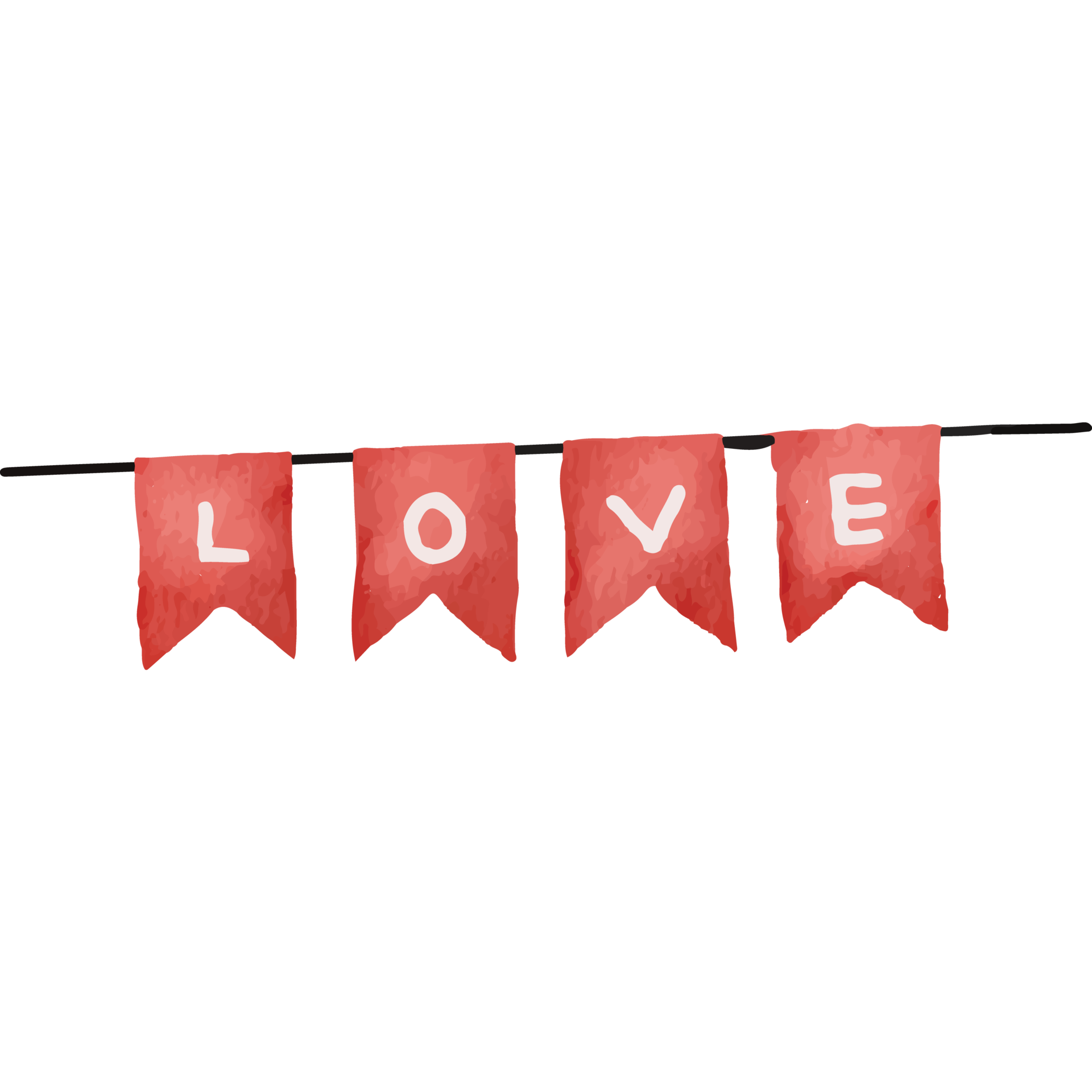Love Banner Clip Art