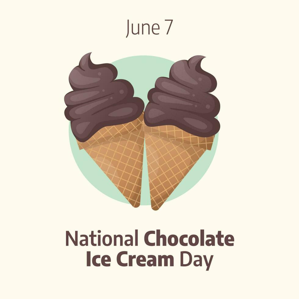 vector graphic of National Chocolate Ice Cream Day good for National ... vector graphic of National Chocolate Ice Cream Day good for National ...