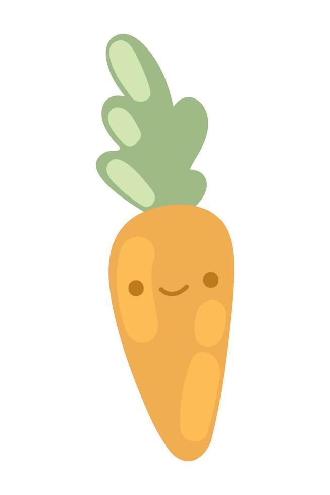 carrot kawaii vegetable icon isolated 24405410 Vector Art at Vecteezy