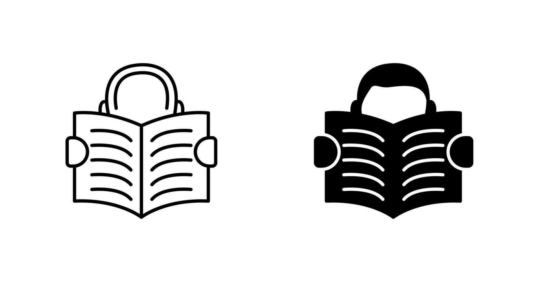 Reading Vector Icon 24407802 Vector Art at Vecteezy