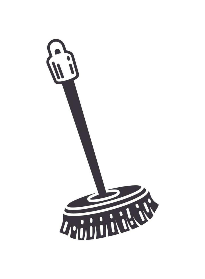 round broom cleaning 24408729 Vector Art at Vecteezy