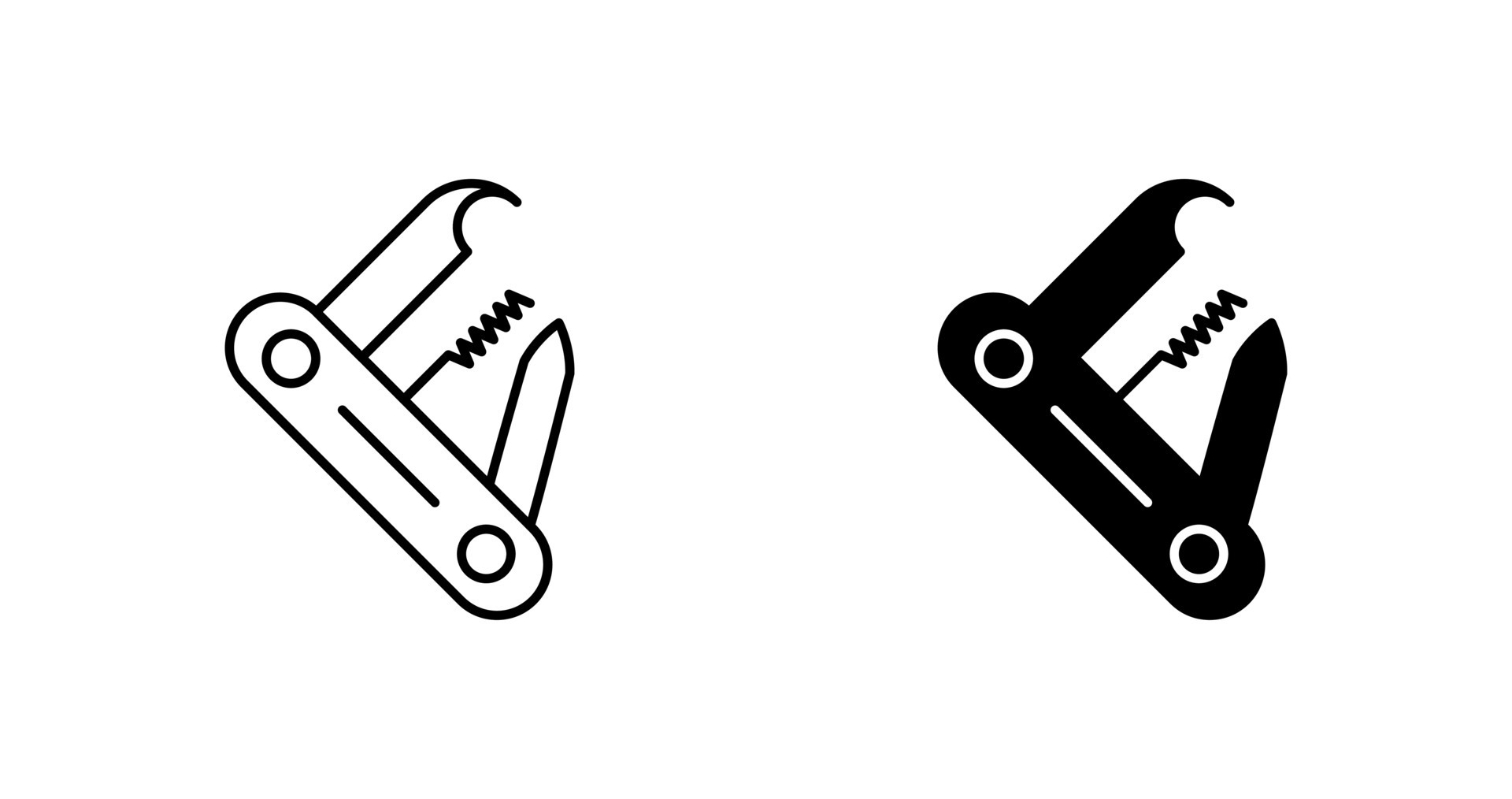 Swiss Army Knife Vector Icon 24412880 Vector Art at Vecteezy