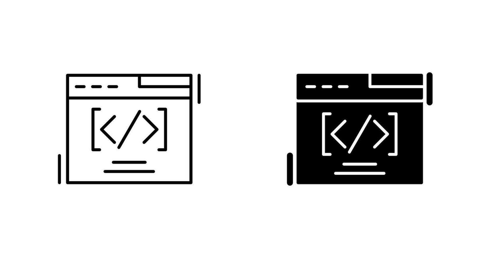 Web Coding Vector Icon 24413855 Vector Art at Vecteezy