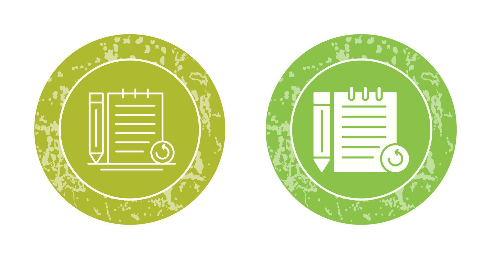 Rechecked Notes Vector Icon 24416495 Vector Art at Vecteezy