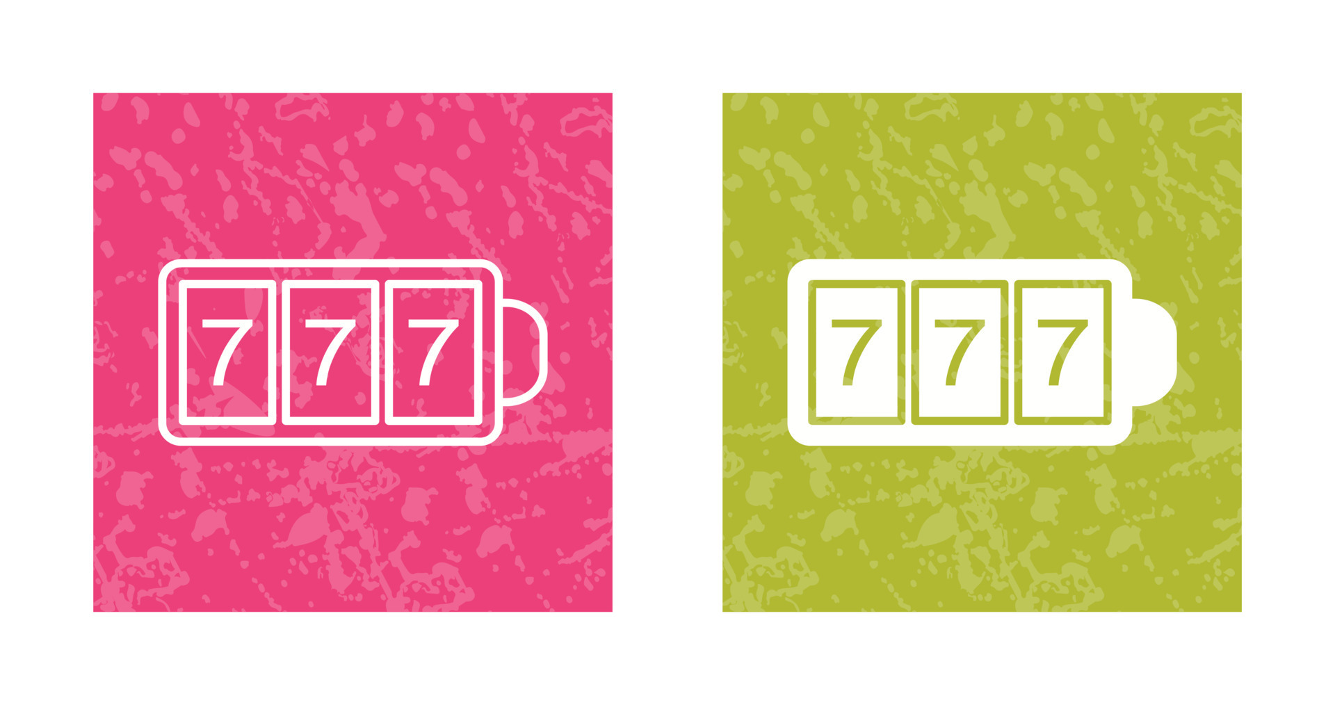 Slot Machine with Sevens Vector Icon 24423636 Vector Art at Vecteezy