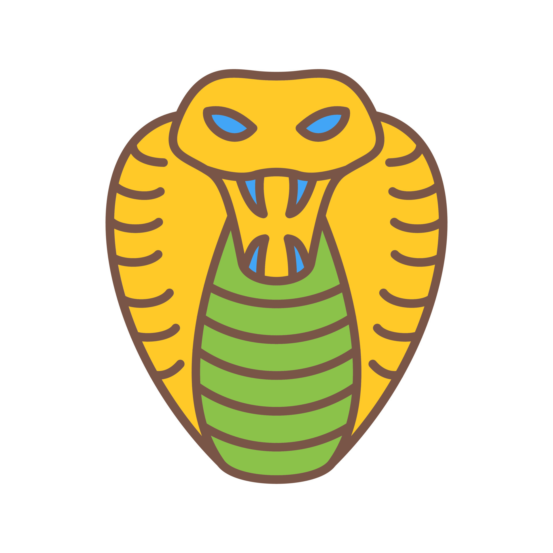 Snake Vector Icon 24429502 Vector Art at Vecteezy