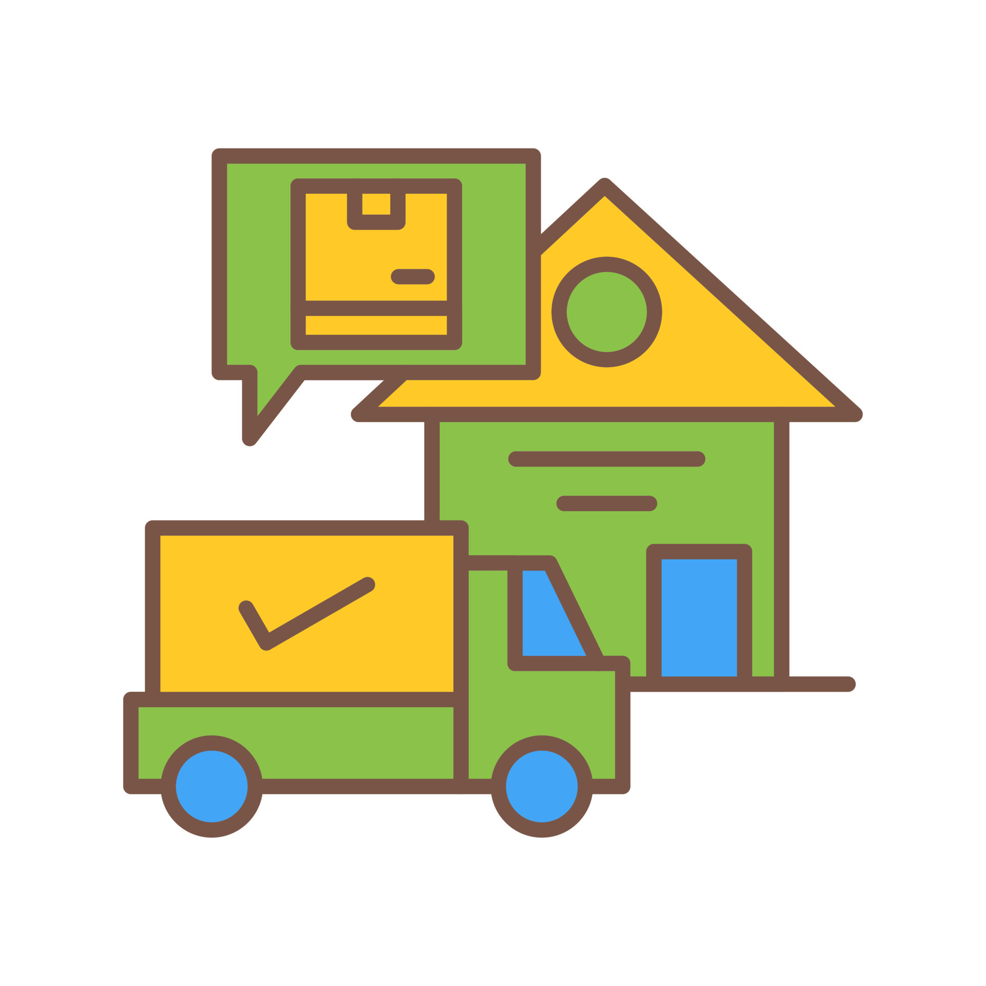 Package Receiving Vector Icon 24430021 Vector Art at Vecteezy